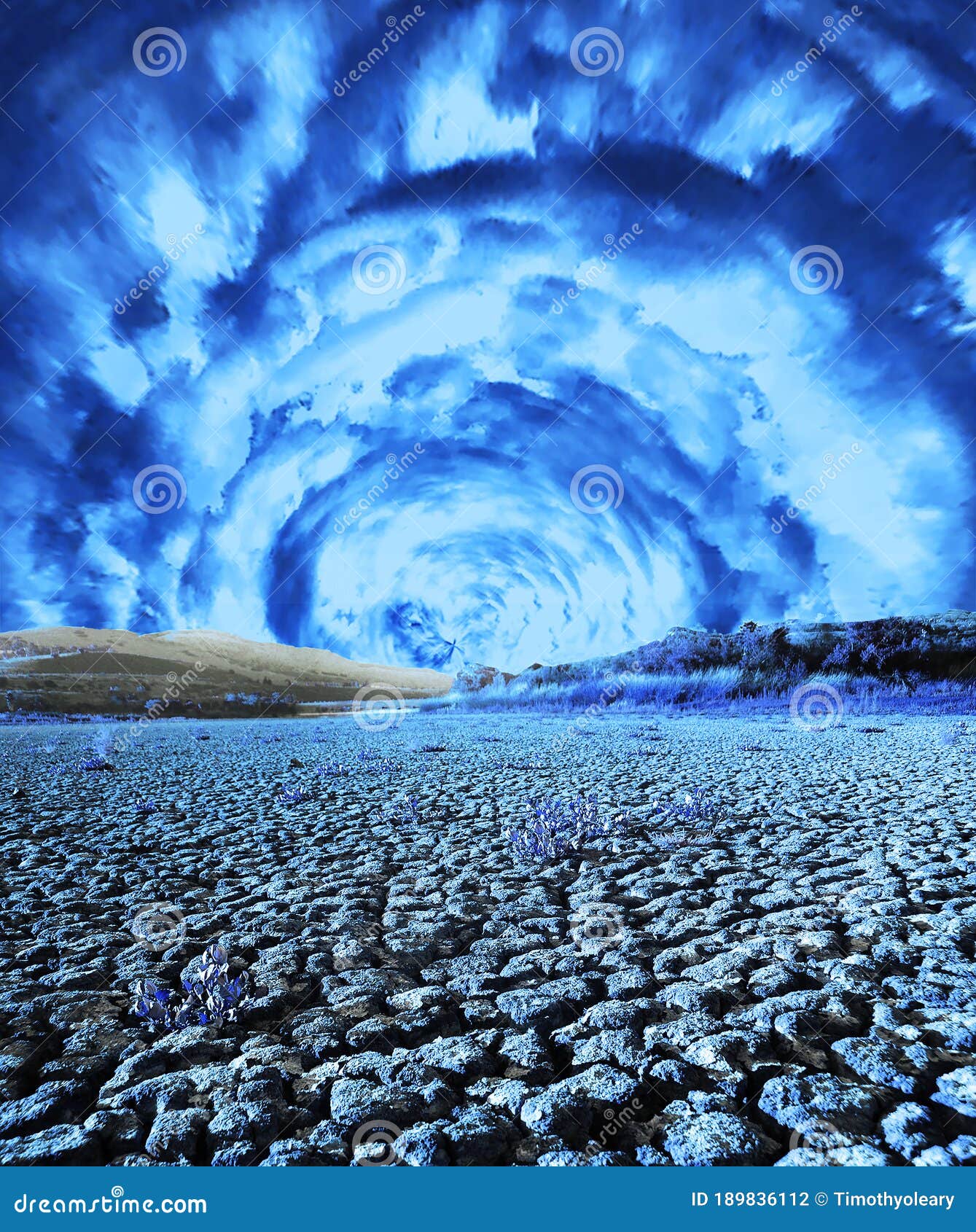 Worm Hole Going To an Unknown Dimension in Time and Space Stock Photo ...