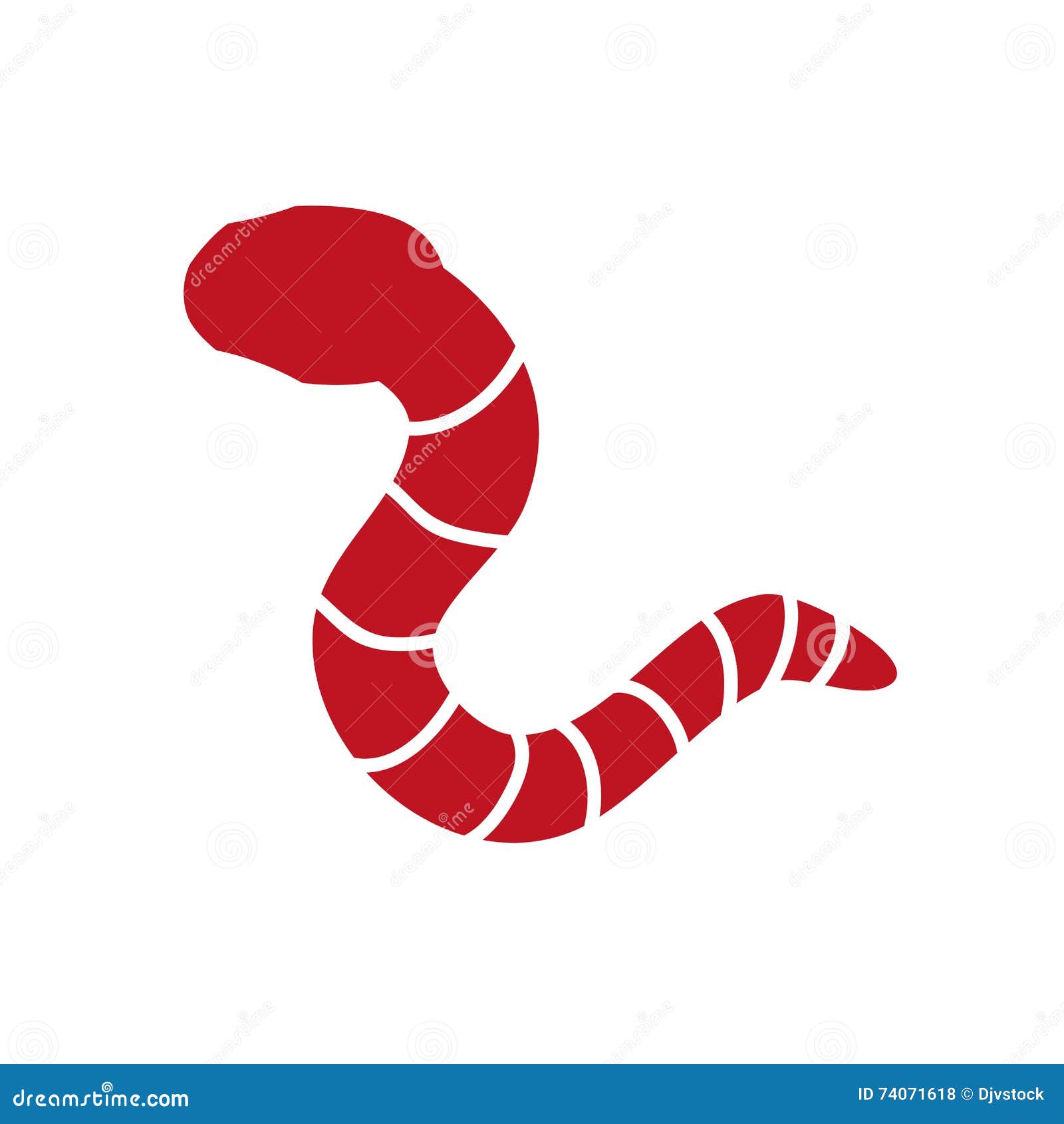 Worm Icon. Insect Design. Vector Graphic Stock Illustration ...
