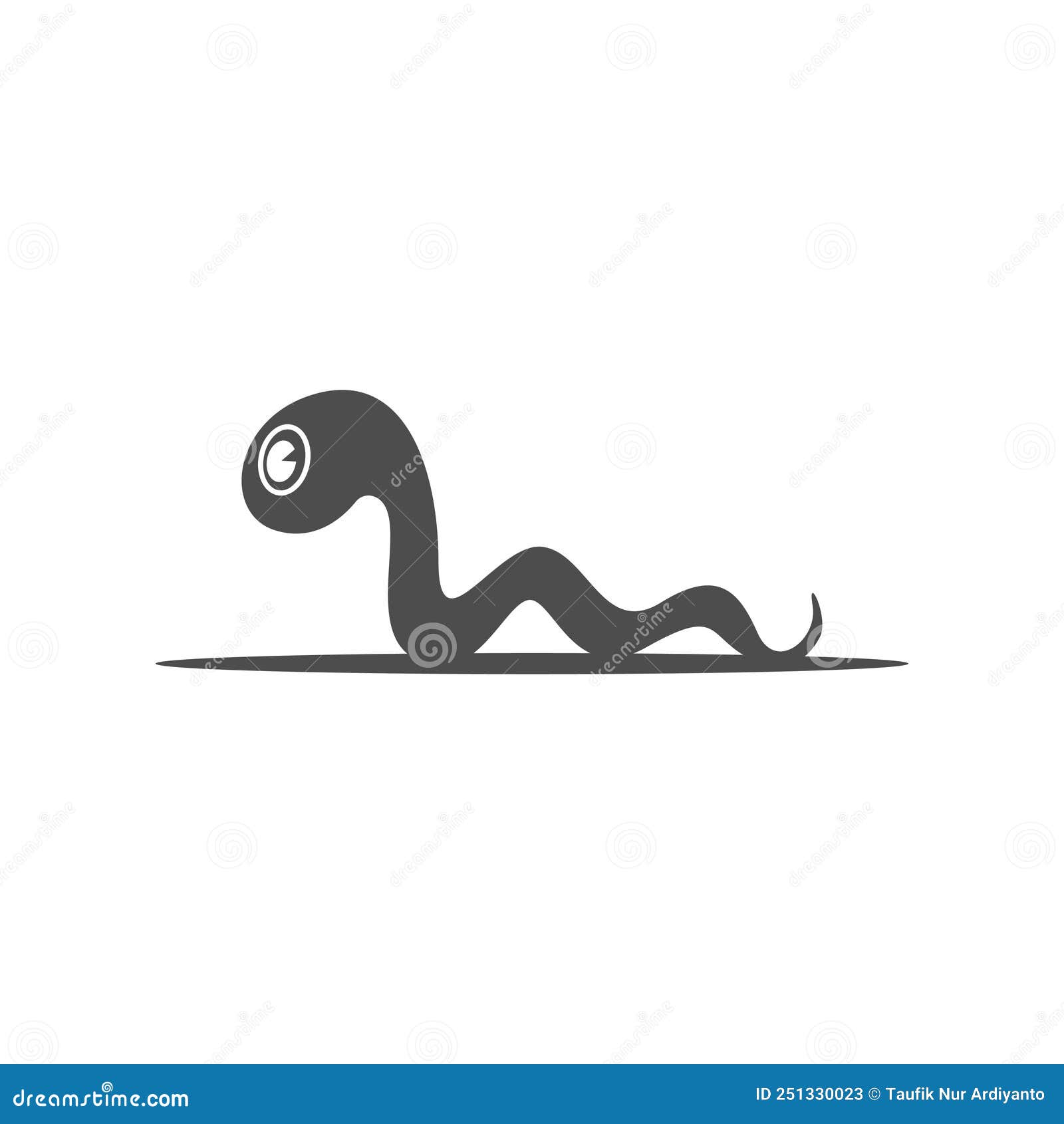 Worm Icon Logo Design Illustration Vector Stock Illustration ...