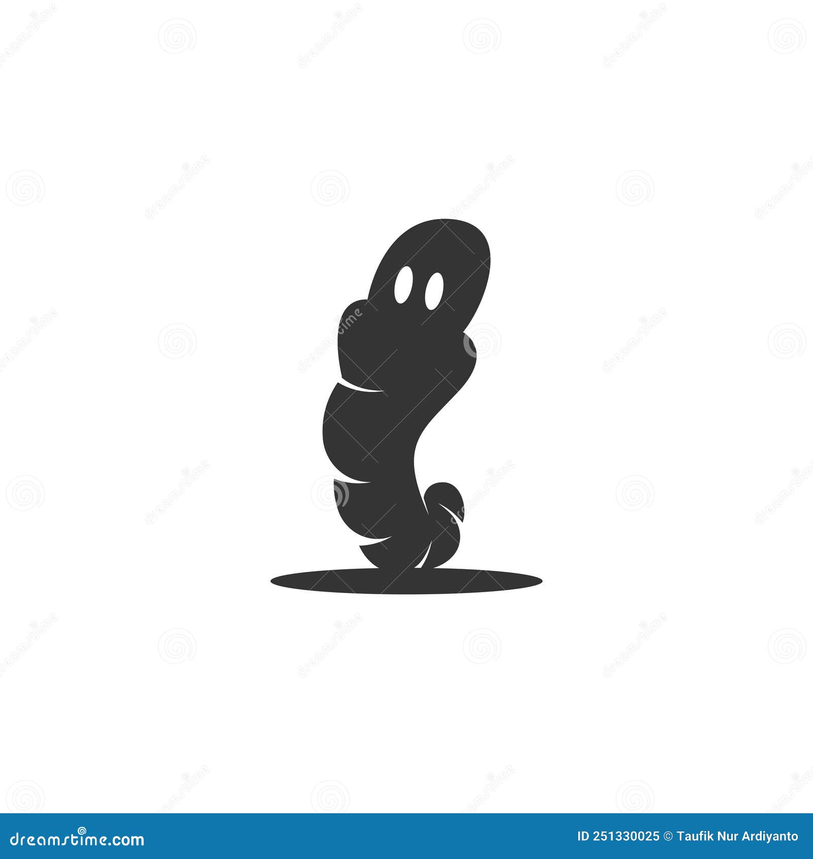 Worm Icon Logo Design Illustration Vector Stock Illustration ...