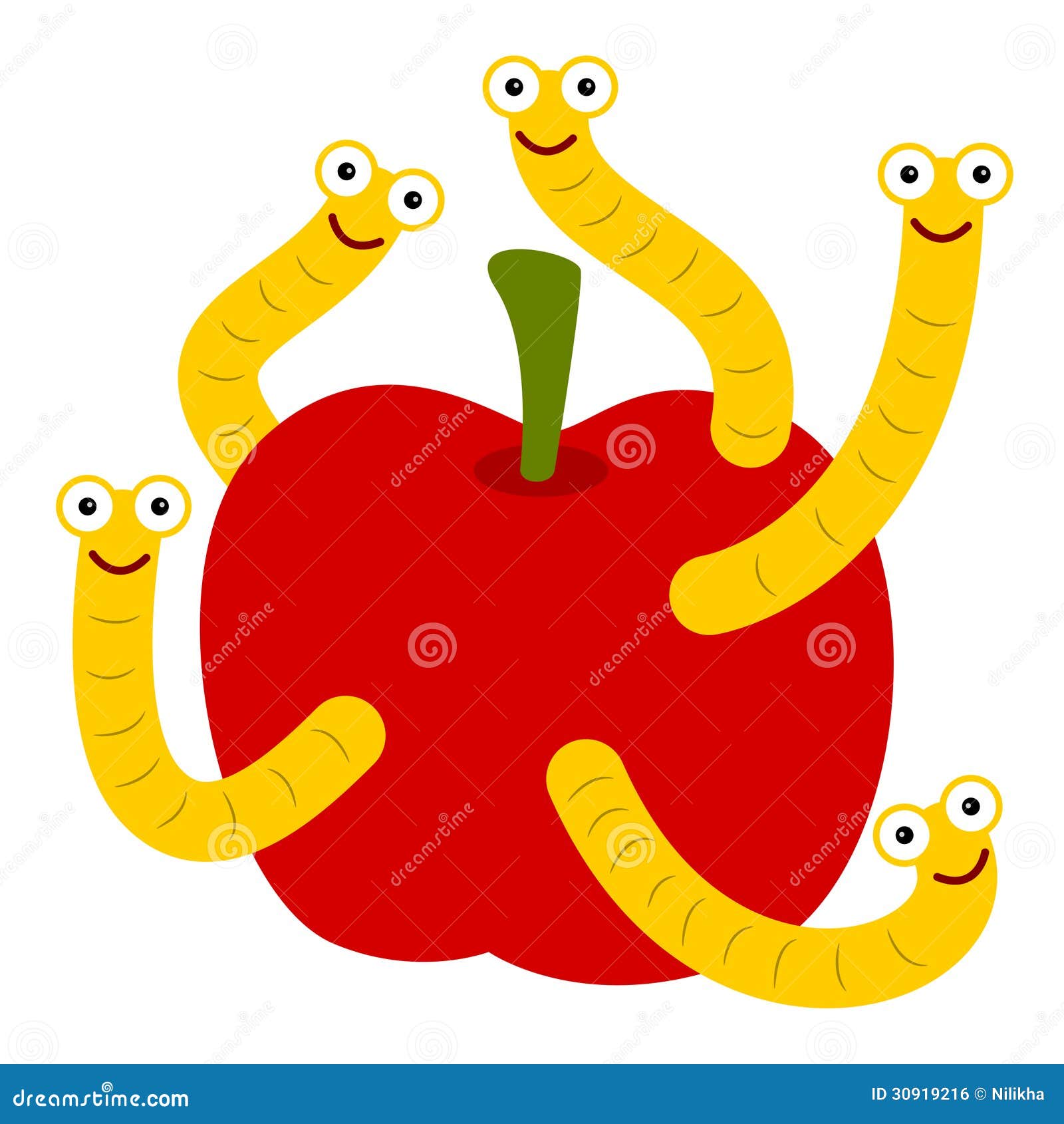 Worm Infestation Royalty-Free Stock Image | CartoonDealer.com #30919216
