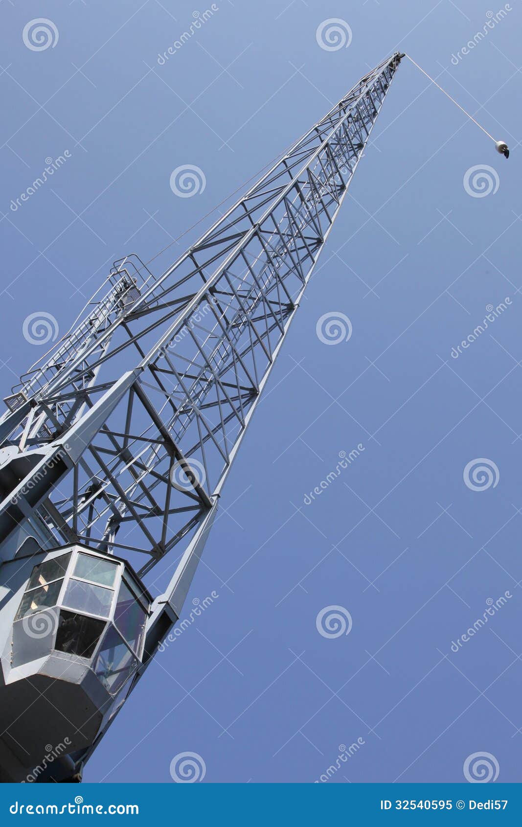 Worm S Eye View of a Heavy Duty Crane Stock Image - Image of load ...