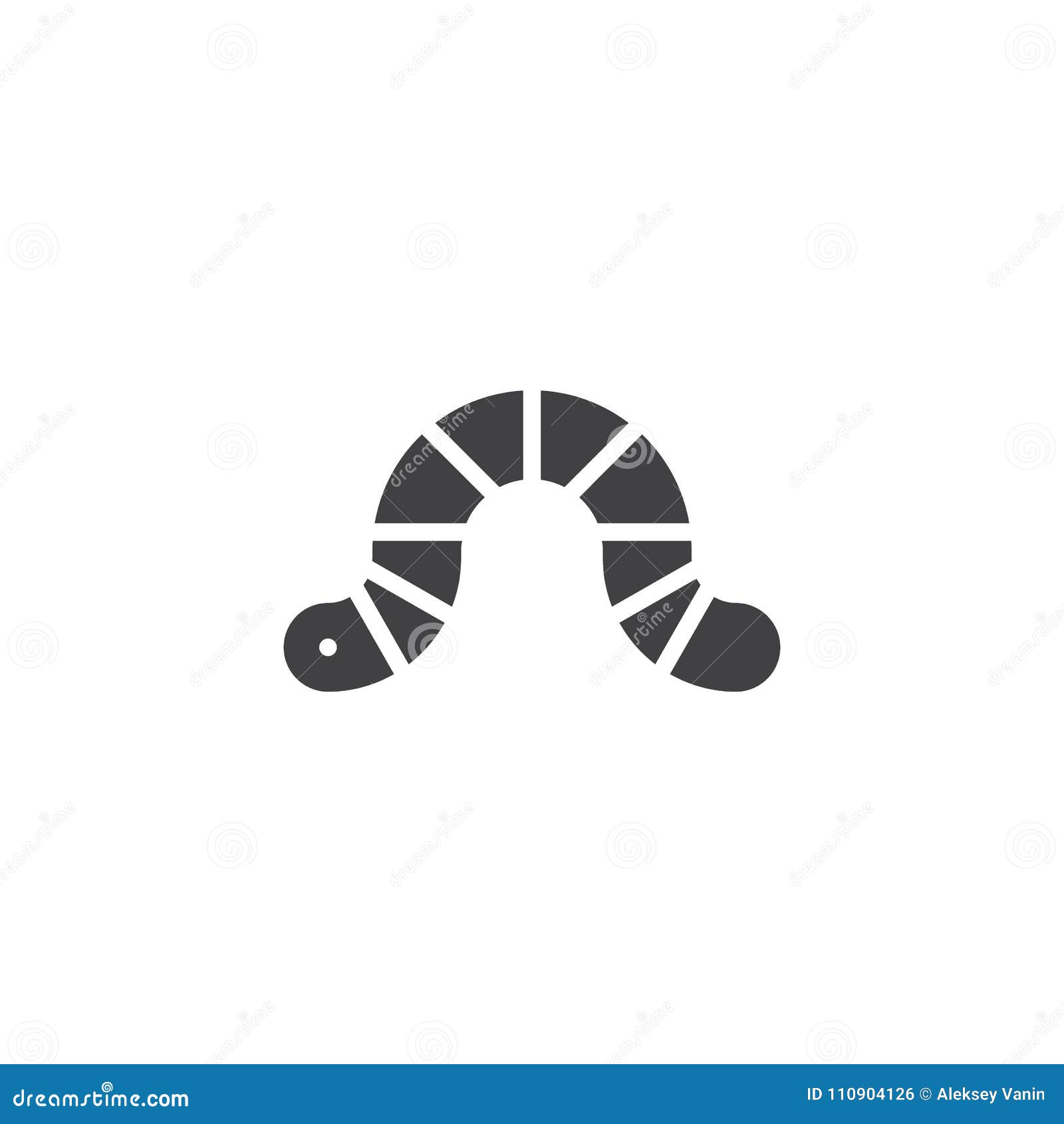 Worm Vector Outline Seamless Pattern - Earthworm Background ...