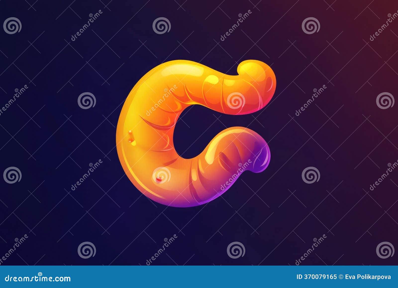 W Is For Worm. Letter W. Worm, Cute Illustration. Animal Alphabet ...