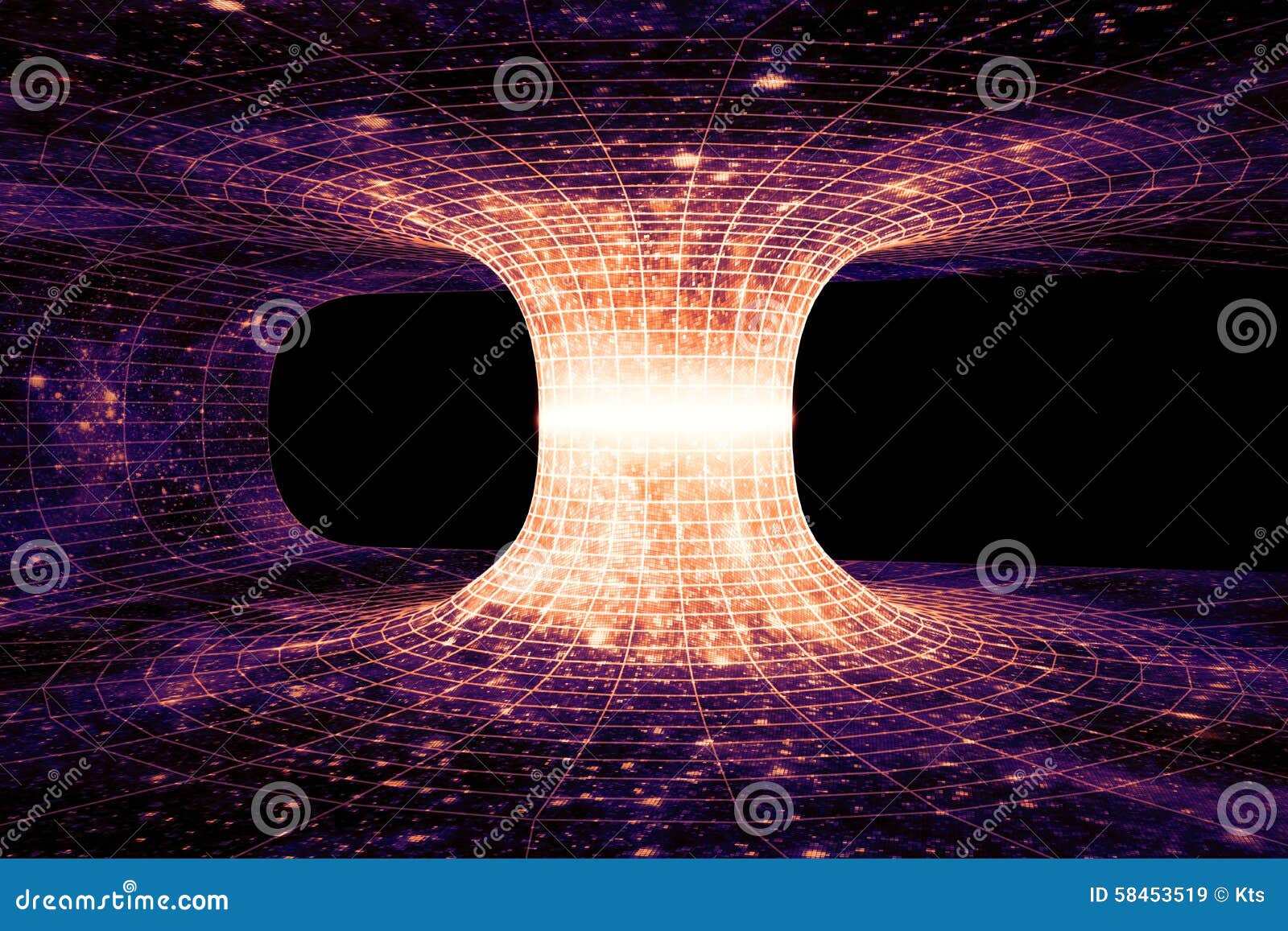 Wormhole illustration stock. Illustration du science - 58453519