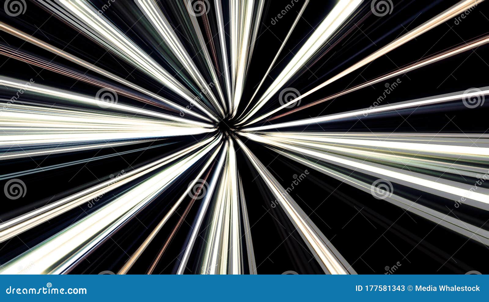 Wormhole Right in Time and Space, Flying Fast through Speed Tunnel on ...