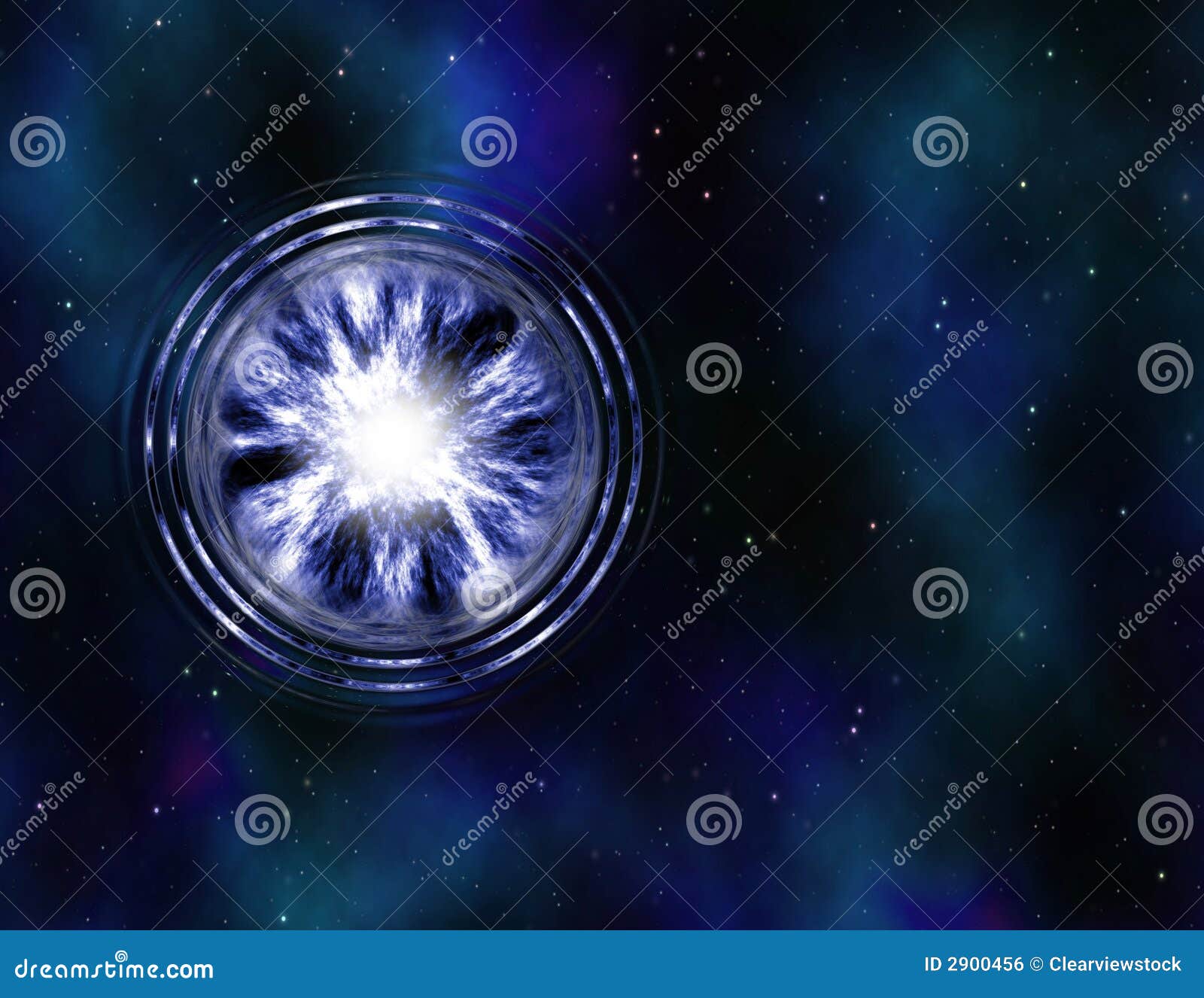 Wormhole vortex in space stock illustration. Illustration of abstract ...
