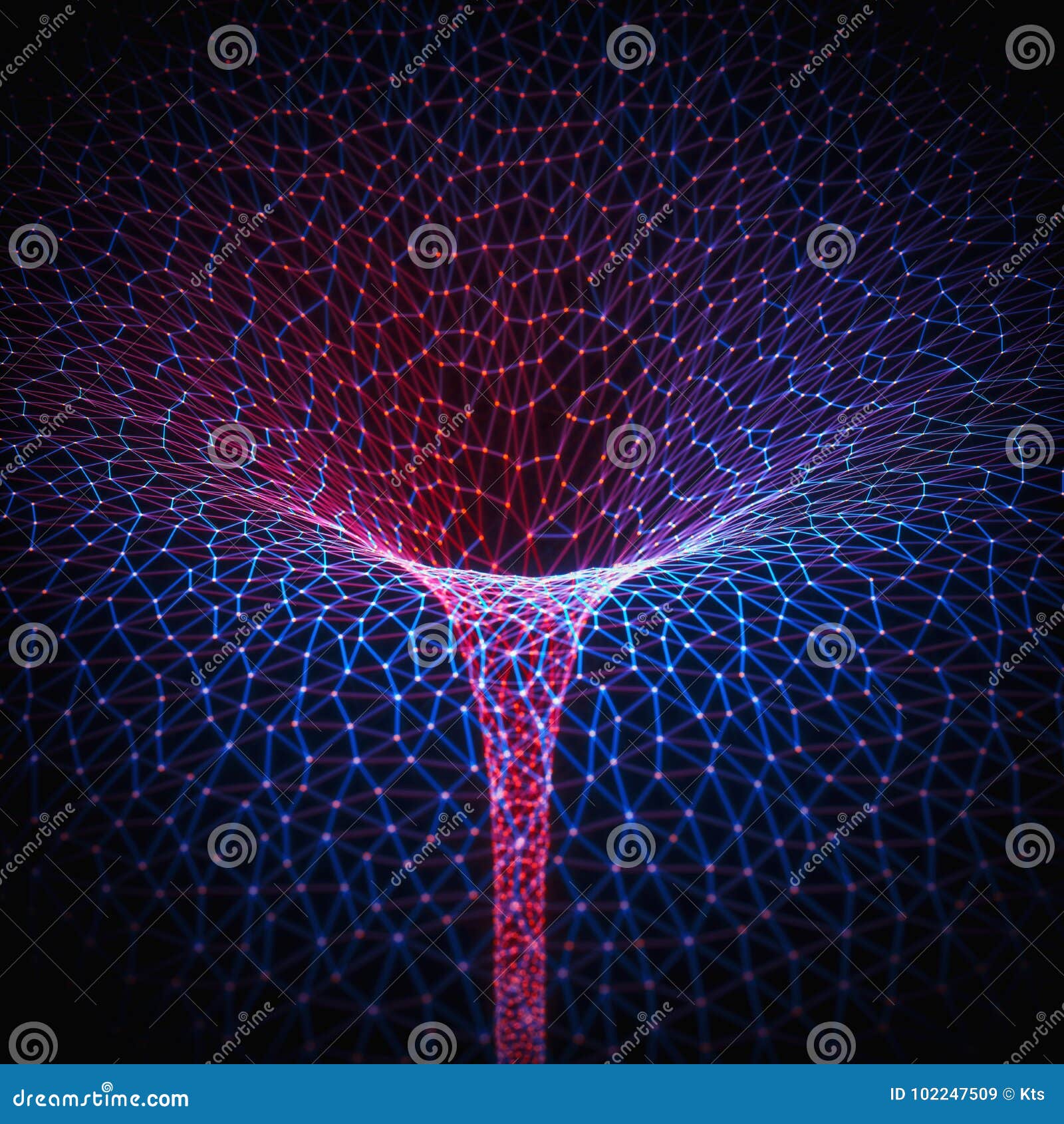 Wormhole stock illustration. Illustration of einstein - 102247509