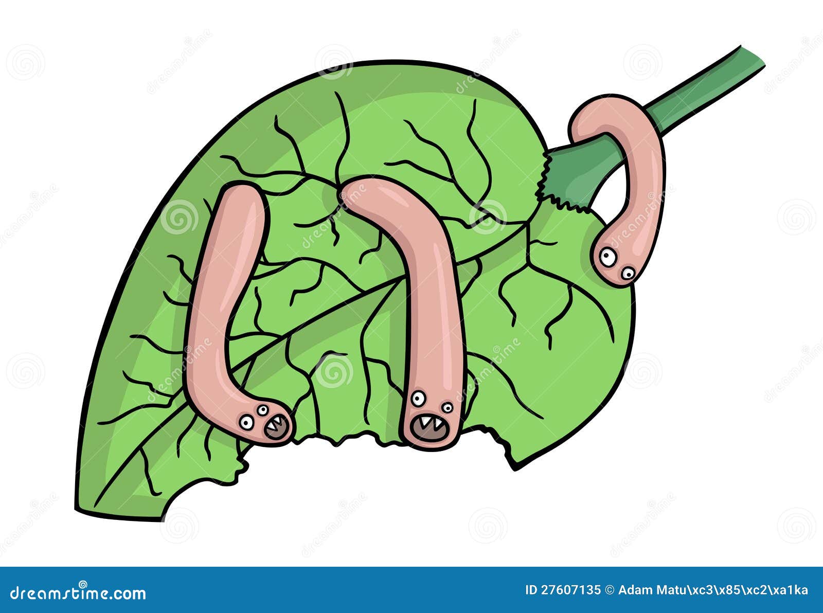 Worms stock vector. Illustration of devour, people, character - 27607135
