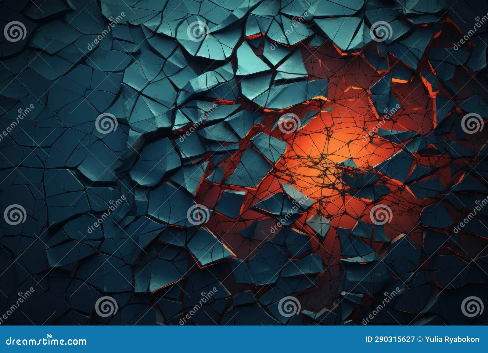 Worn Abstract Crack Background. Generate Ai Stock Illustration ...