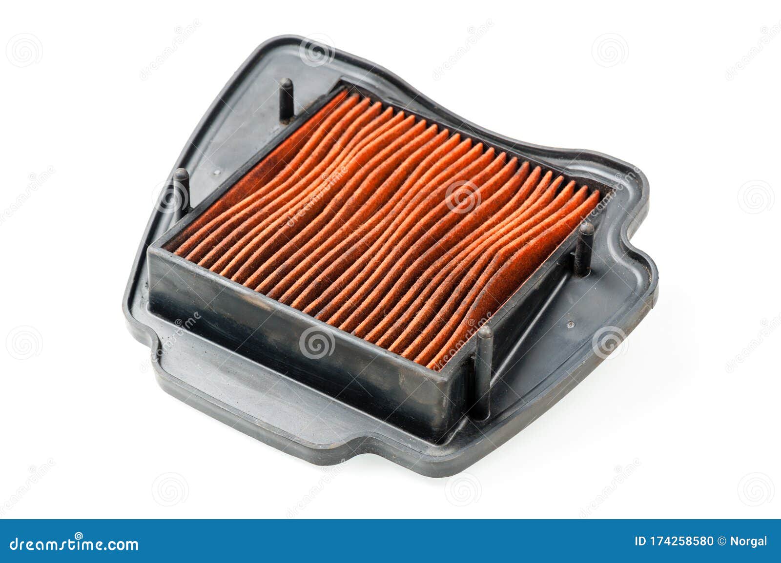 Worn air filter stock photo. Image of closeup, industrial - 174258580