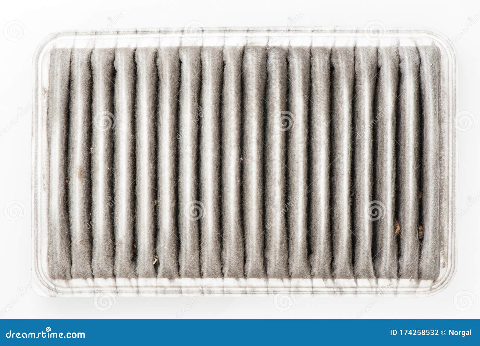 Worn air filter stock photo. Image of isolated, repair - 174258532