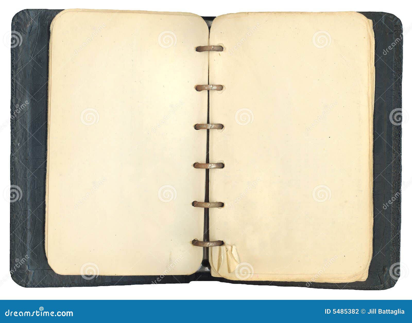 Worn Antique Notebook stock photo. Image of binder, vintage - 5485382