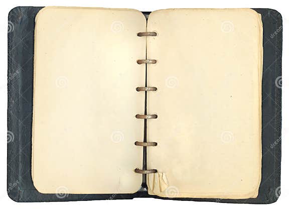 Worn Antique Notebook stock photo. Image of binder, vintage - 5485382
