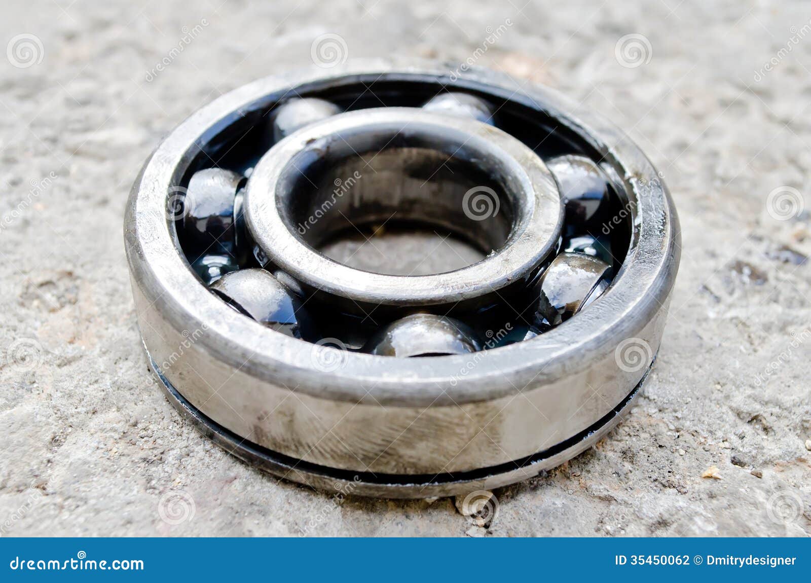Worn bearing stock photo. Image of machine, rotation - 35450062