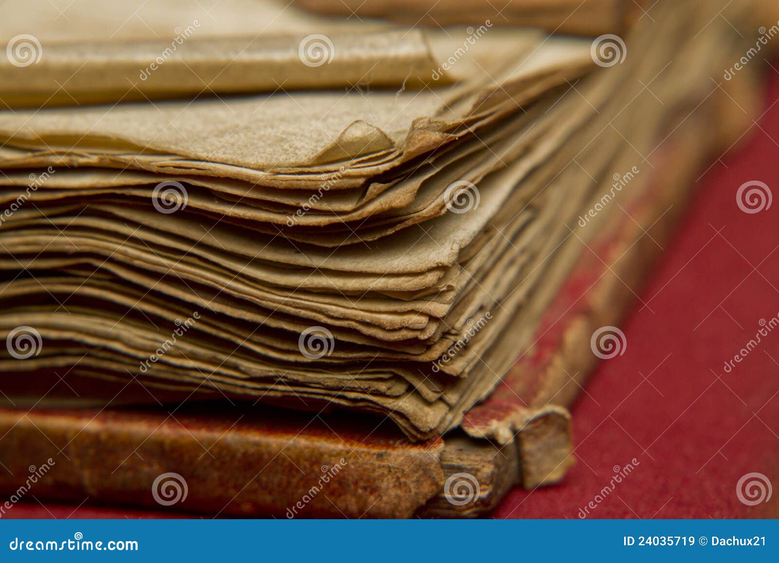 Old Worn Book Cover With Ornamental Pattern Stock Photography ...