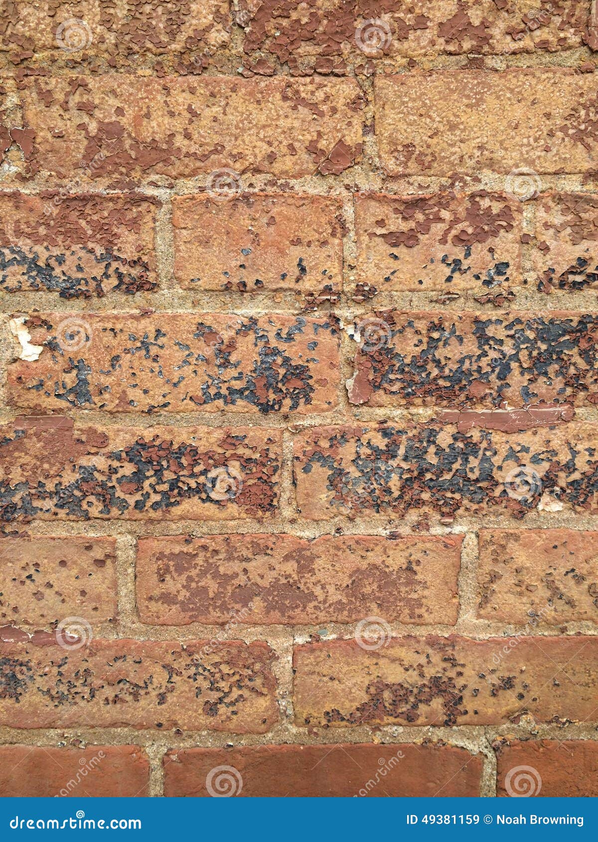 Worn brick stock image. Image of wear, background, building - 49381159