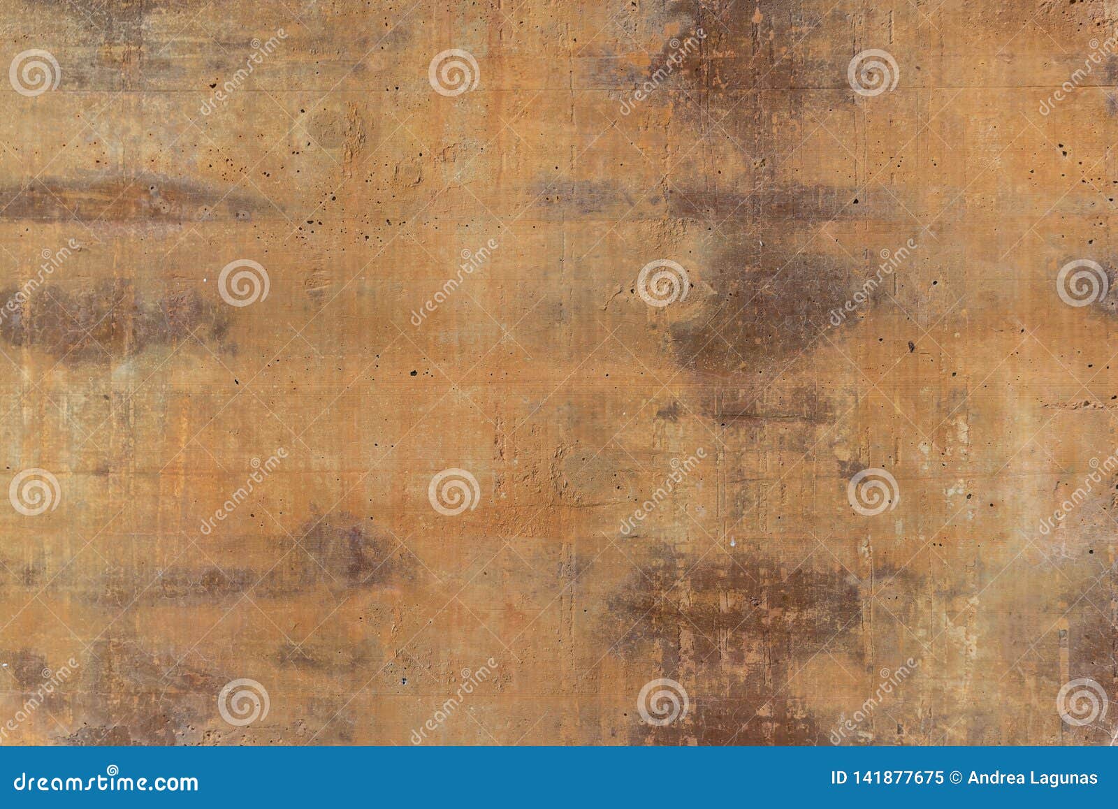 Worn Brown Wall with Texture Stock Image - Image of wall, industry ...