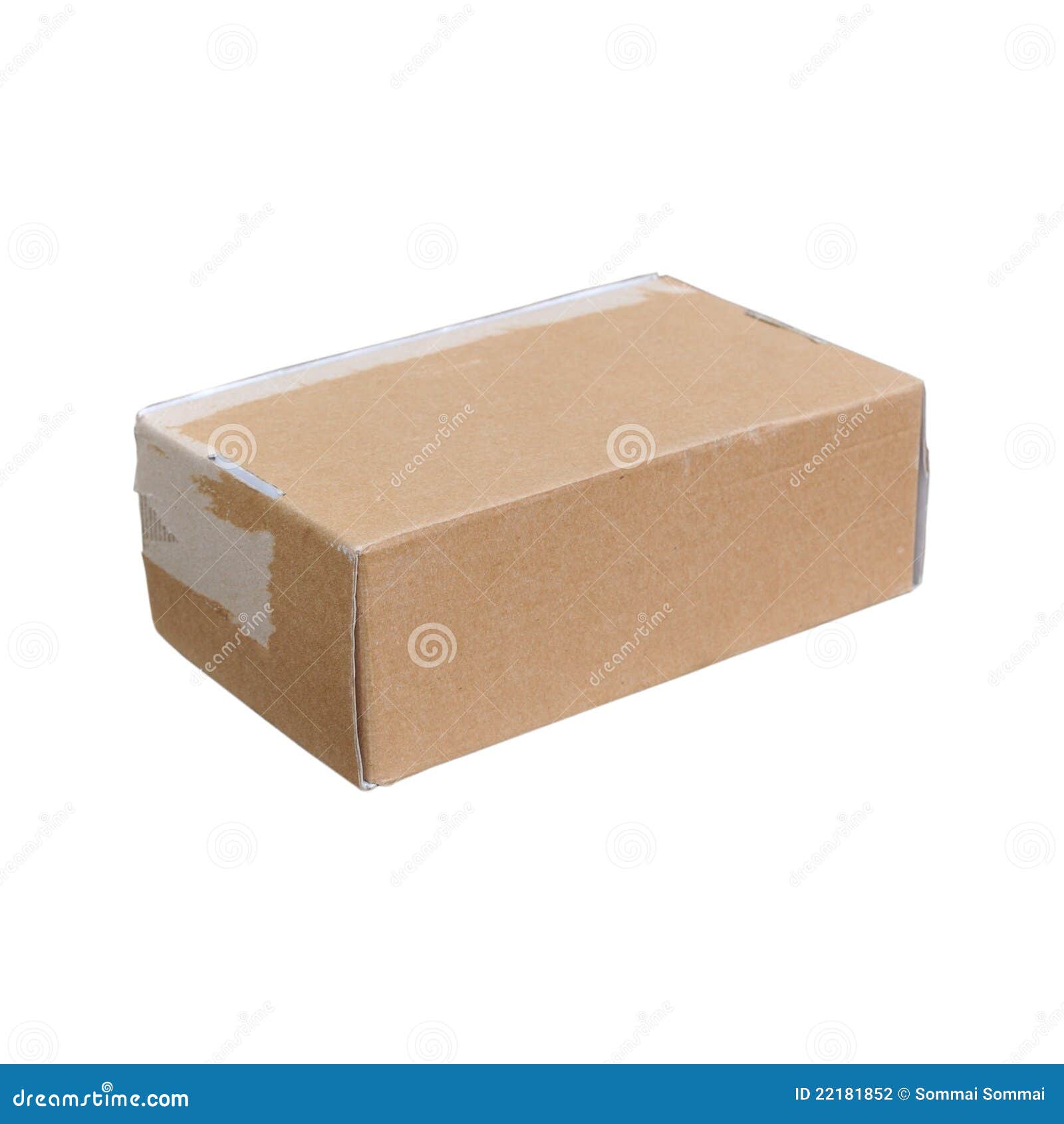 A worn cardboard box stock photo. Image of send, background - 22181852