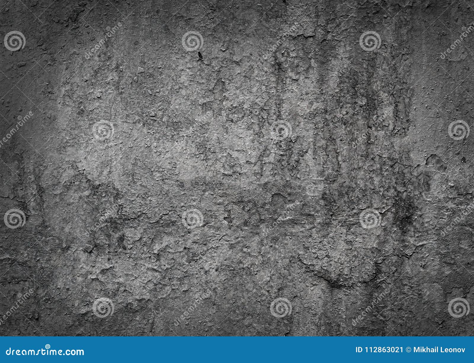 Worn Damaged Painted Metal Texture Pattern Background With Vignette ...