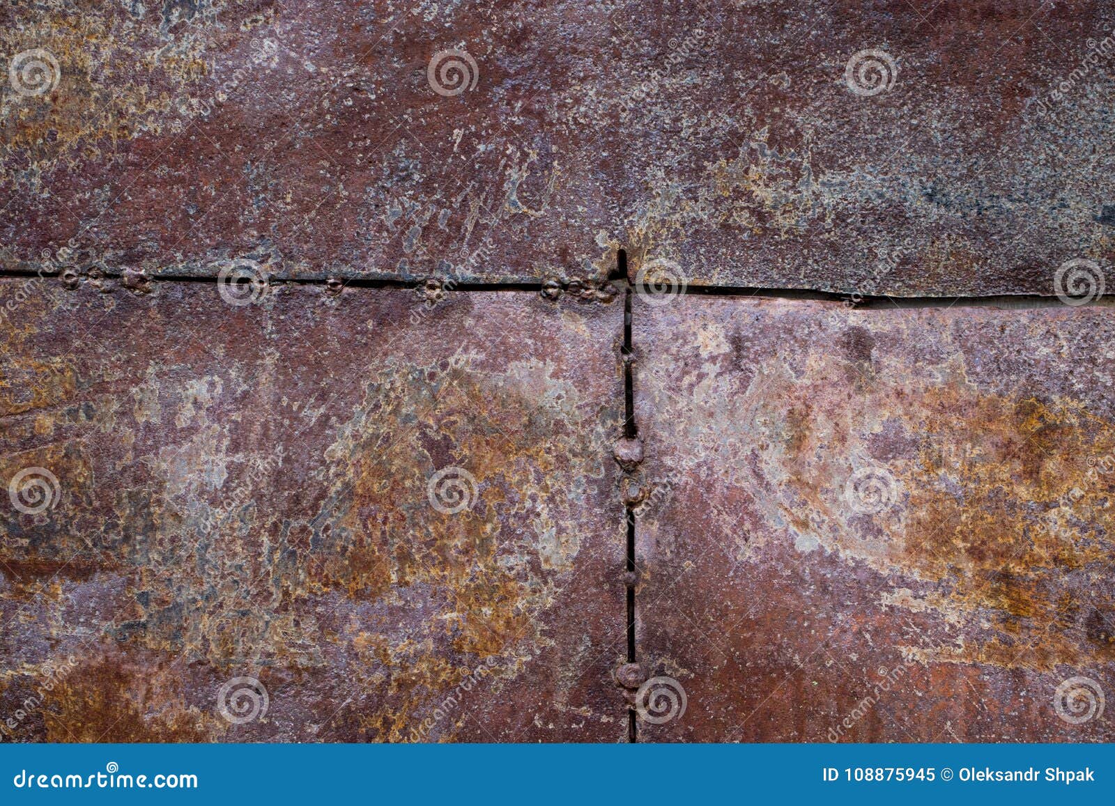 Worn Dark Brown Rusty Metal Texture Background Stock Image - Image of ...