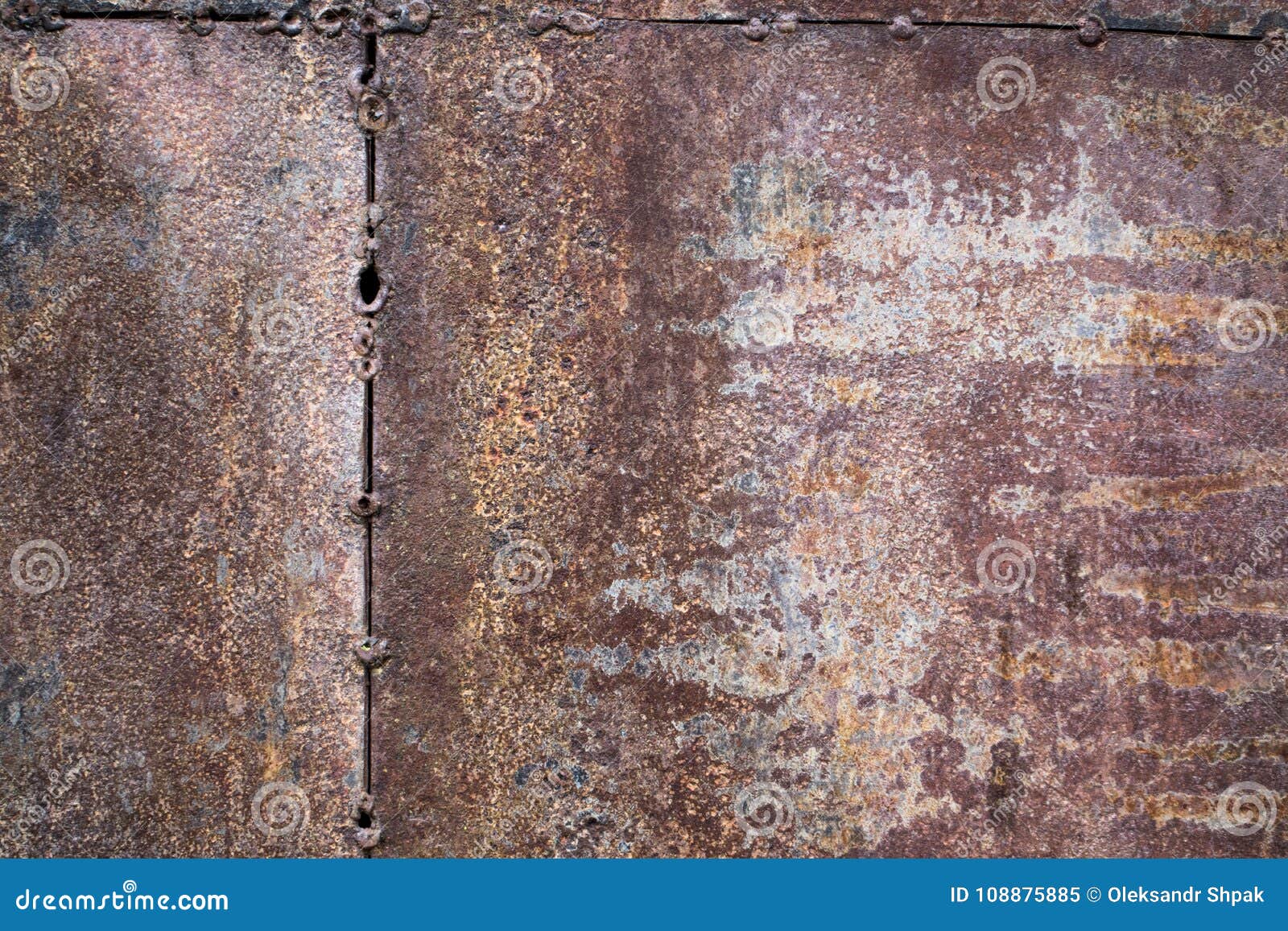 Worn Dark Brown Rusty Metal Texture Background Stock Image - Image of ...