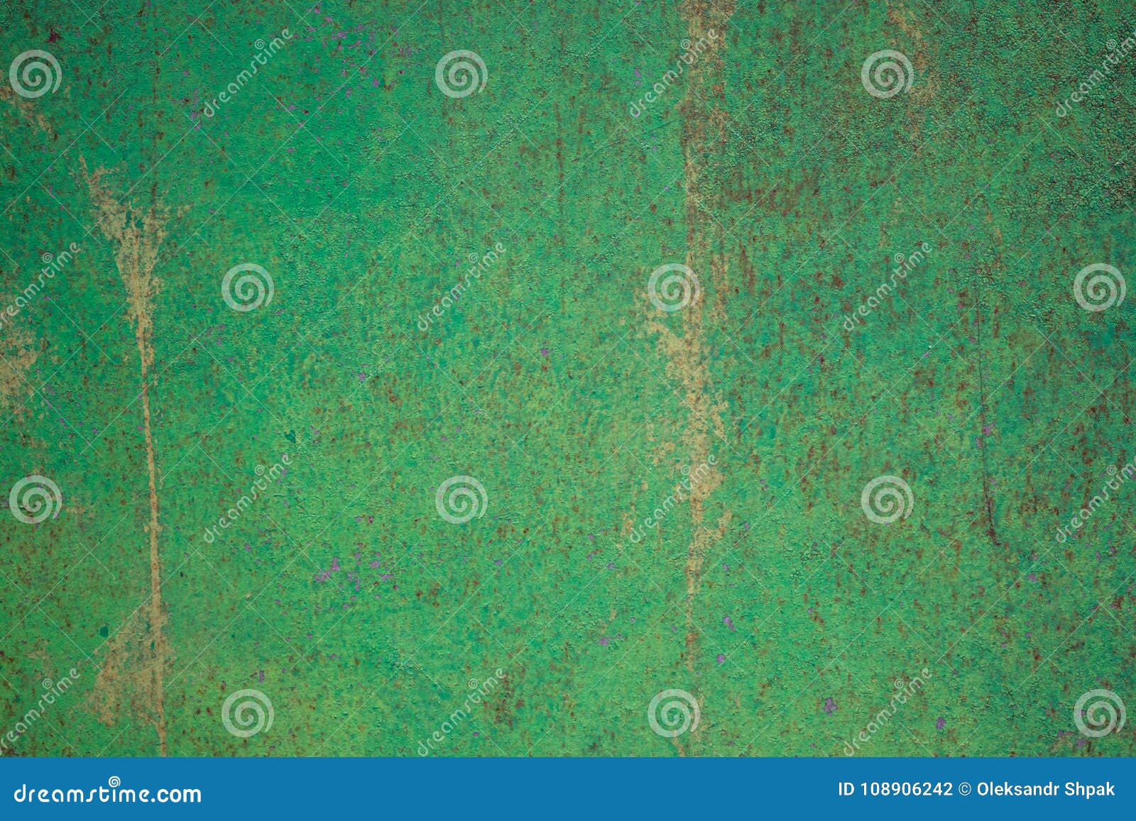 Worn Dark Green Rusty Metal Texture Background Stock Photo - Image of ...