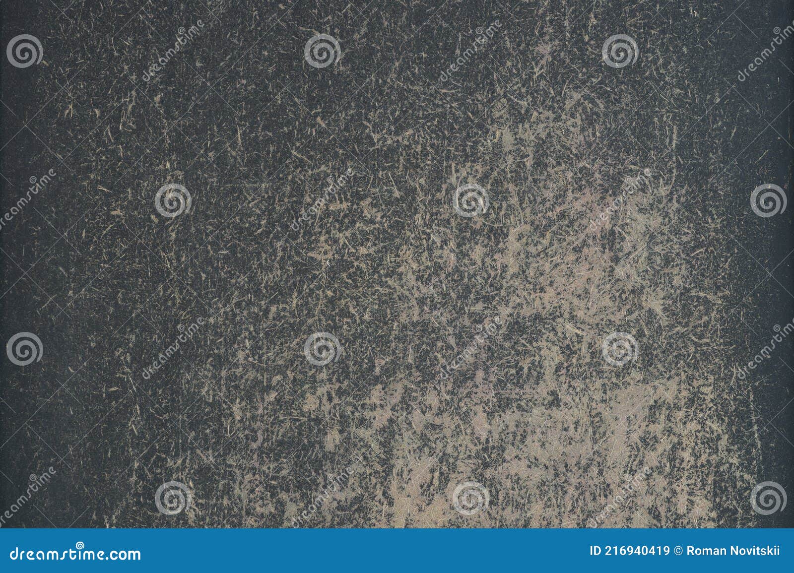 A Worn Drawing Board with a Rough Surface with Remnants of Black Paint ...