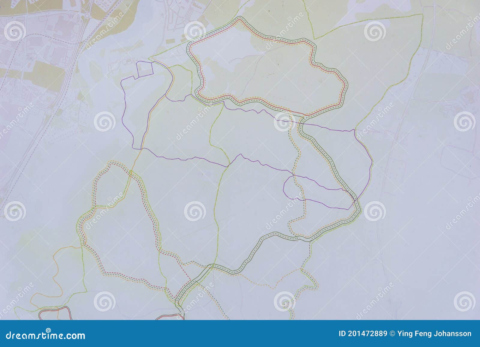 Worn Faded Generic Simplistic Map Stock Illustration - Illustration of ...