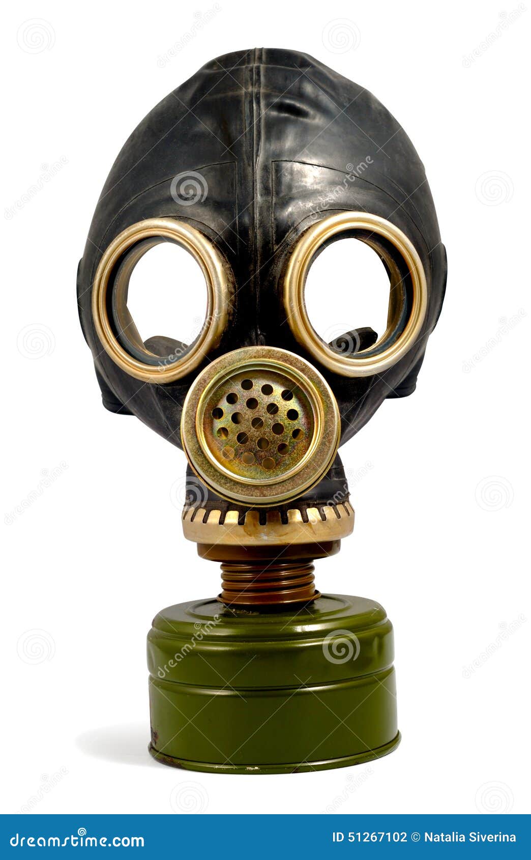 Worn Gas Mask stock photo. Image of used, radiation, object - 51267102