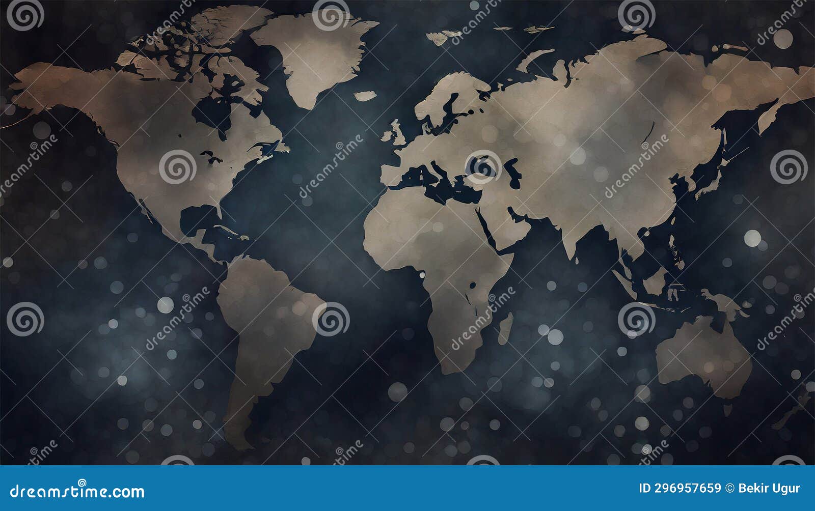 Worn grungy old world map stock image. Image of commerce - 296957659