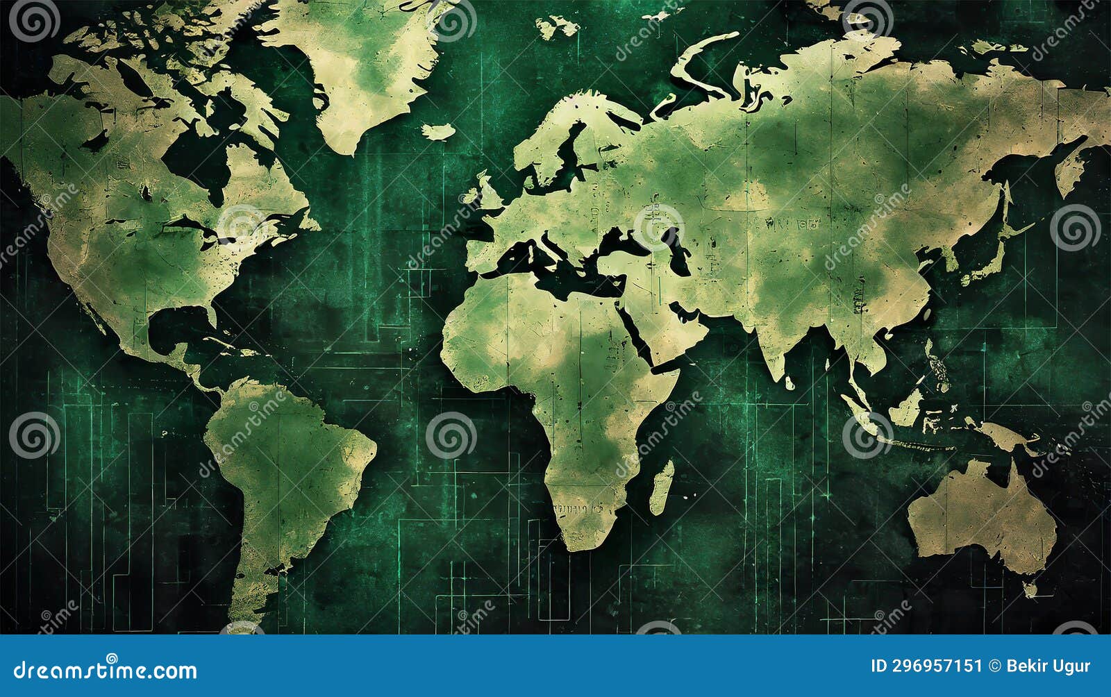 WORN WORLD MAP SILHOUETTE WITH STAINS BACKGROUND Stock Photo ...