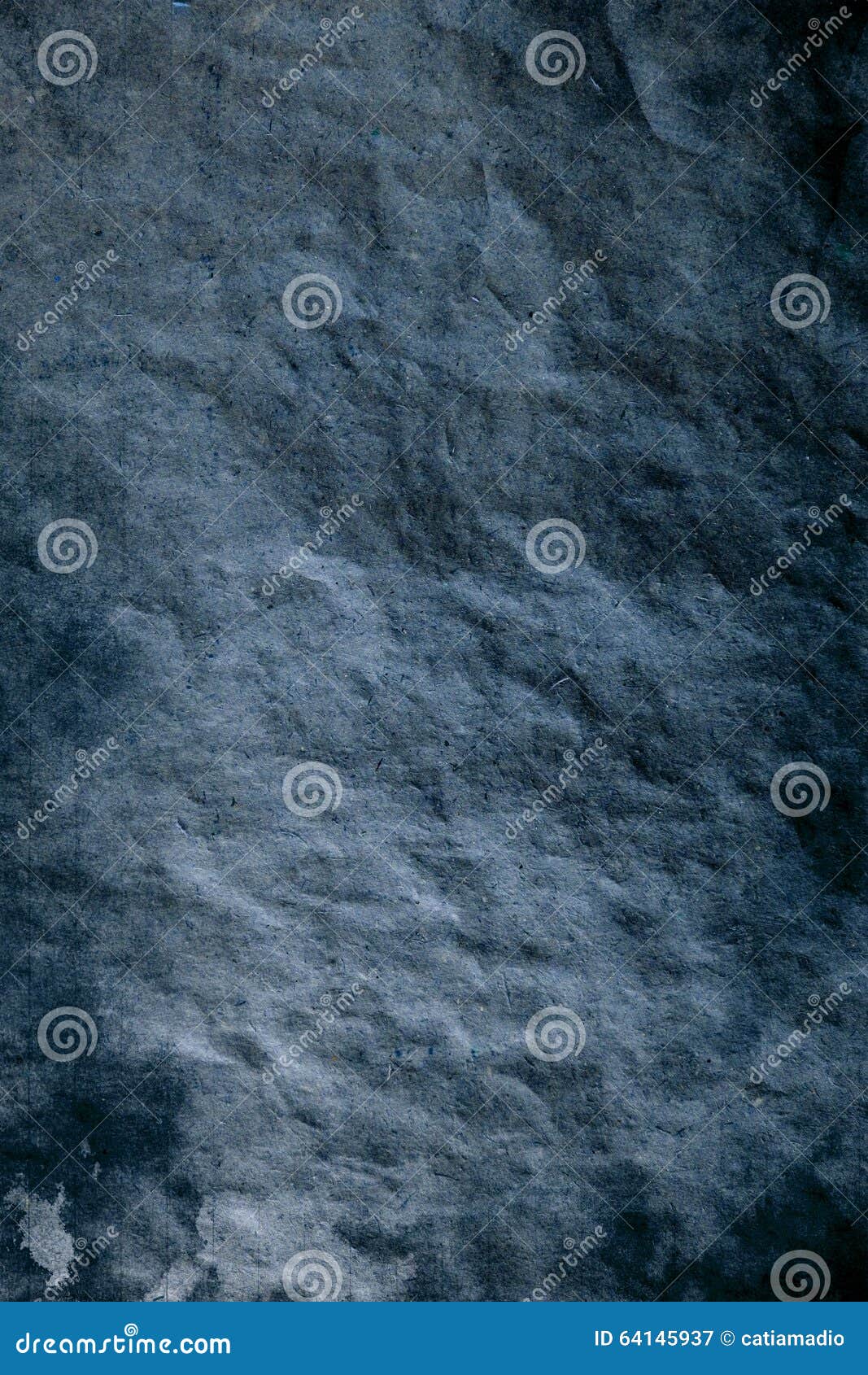 Worn Hard Paper Blue Background Stock Image - Image of surface, texture ...
