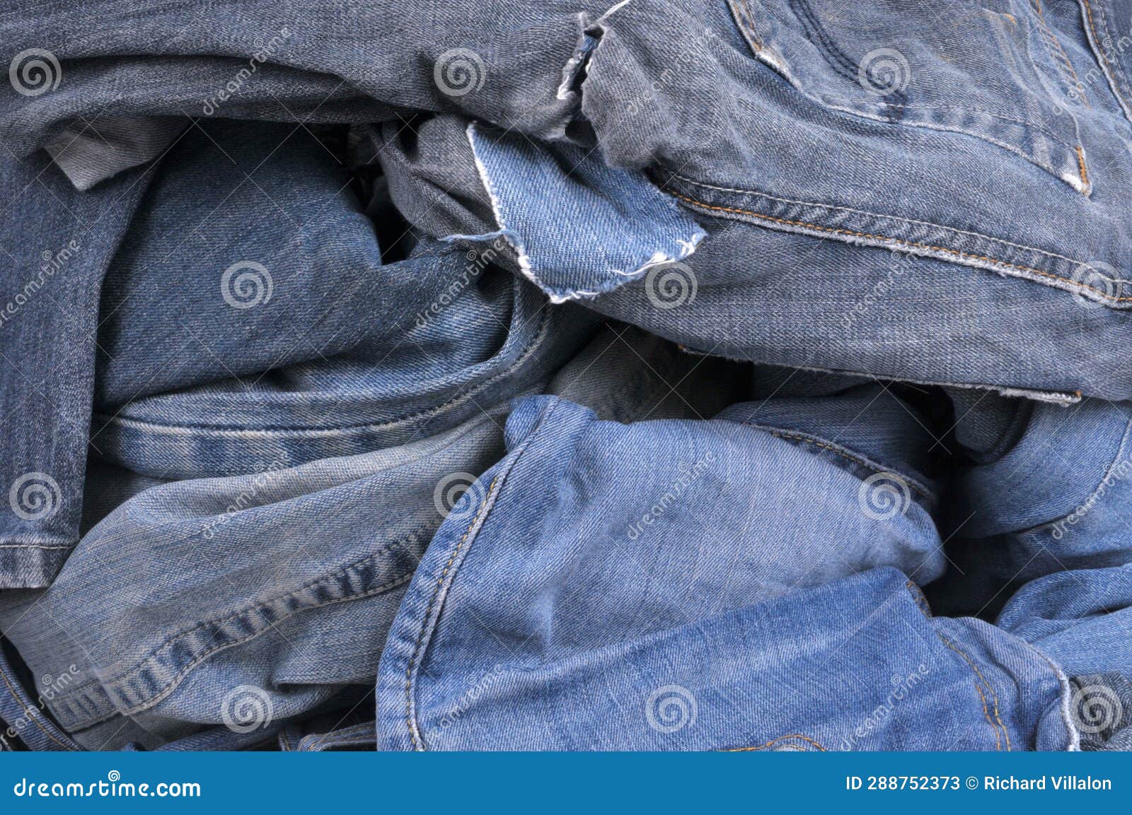 Worn Jeans in the Background Stock Image - Image of blue, jeans: 288752373