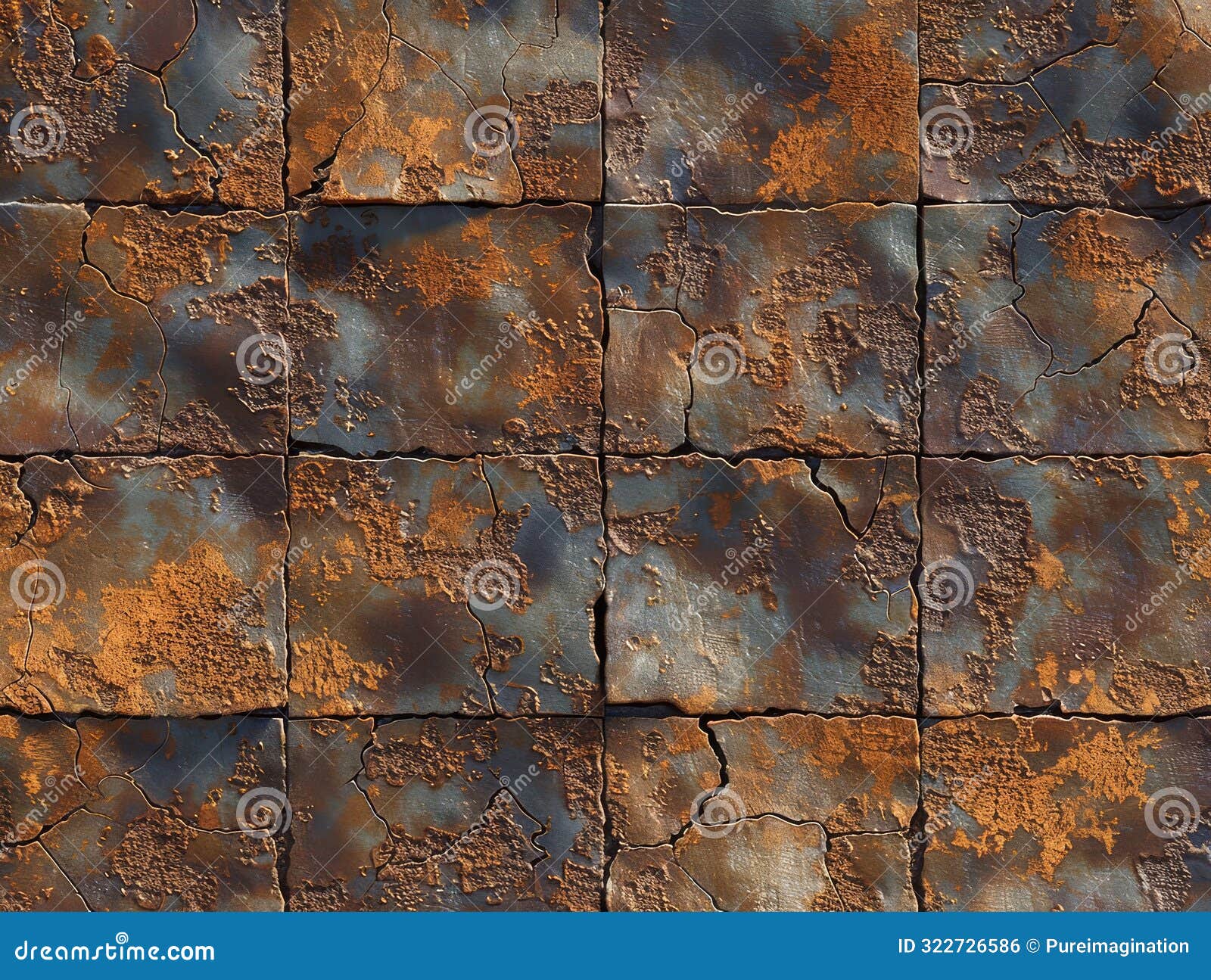 Worn Metal Surface with Evident Signs of Rust and Deterioration Stock ...