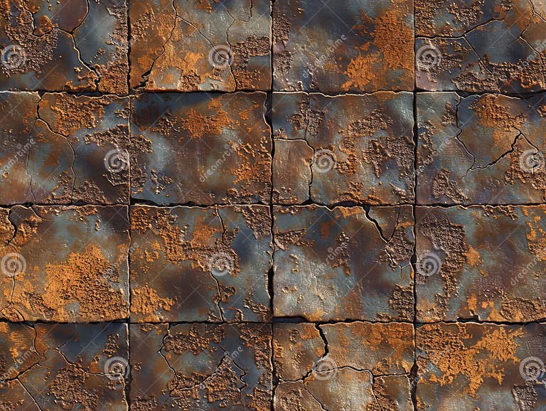 Worn Metal Surface with Evident Signs of Rust and Deterioration Stock ...