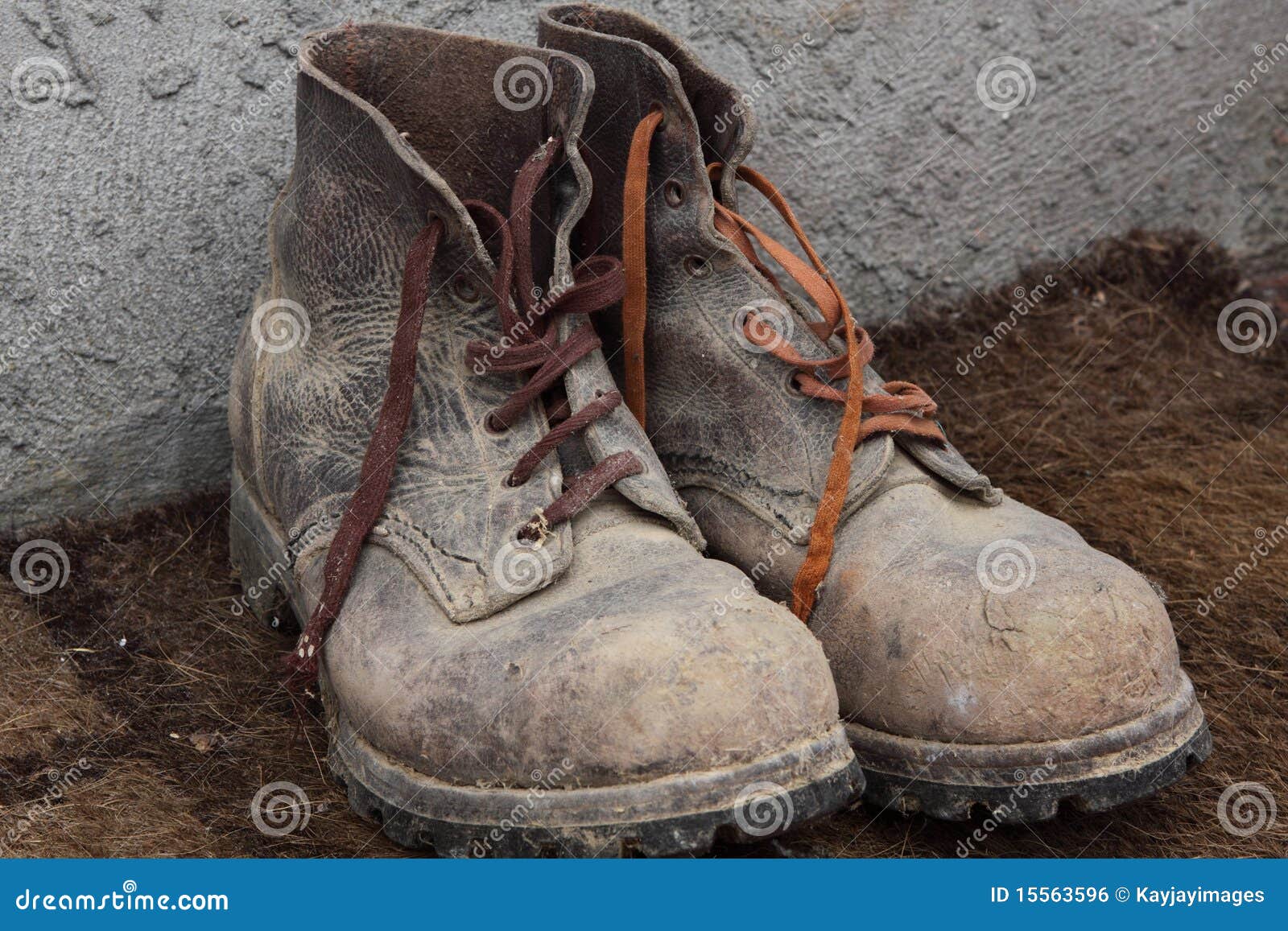 Worn old boots stock photo. Image of ancient, vintage - 15563596