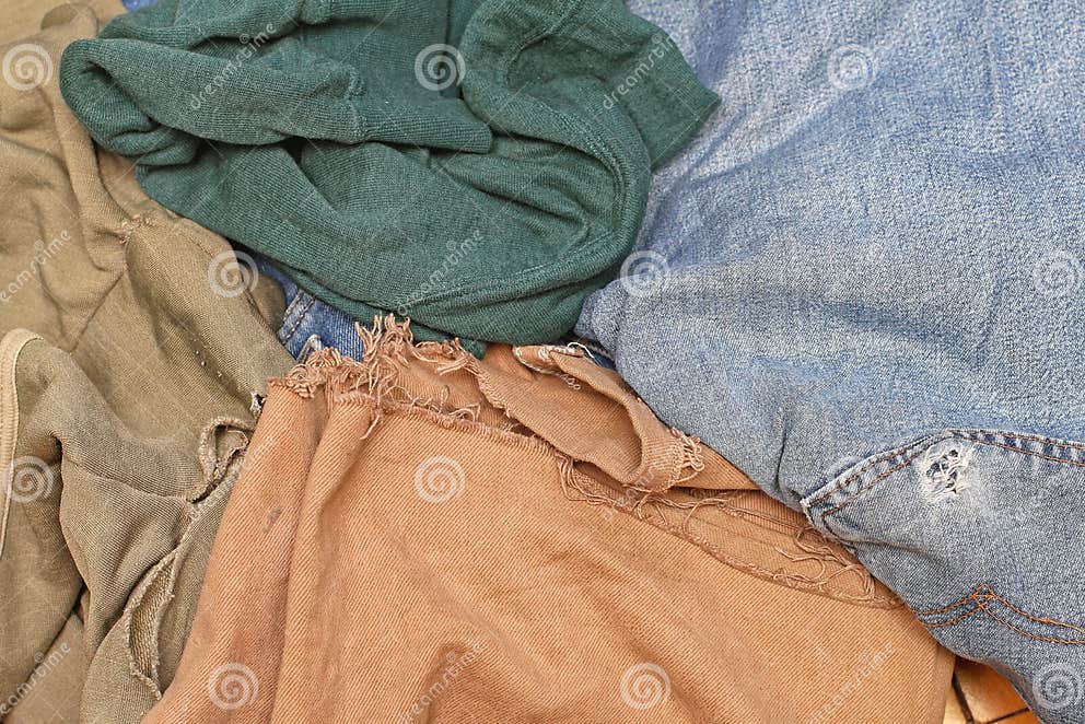 Worn Out Clothes stock image. Image of cotton, clothing - 62505351
