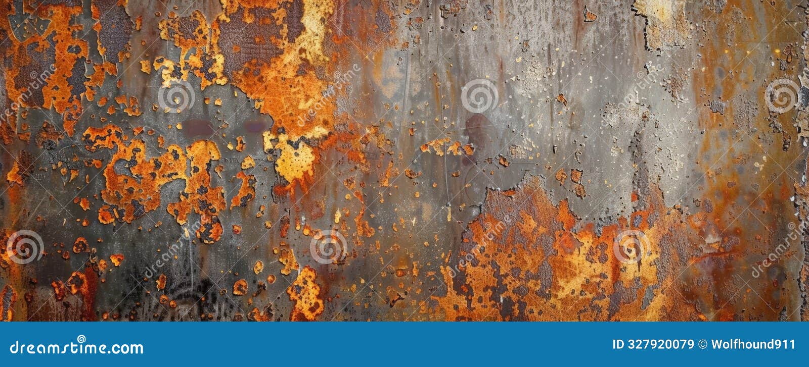 A Worn-out Metal Background with Visible Signs of Rust and Deep, Aged ...