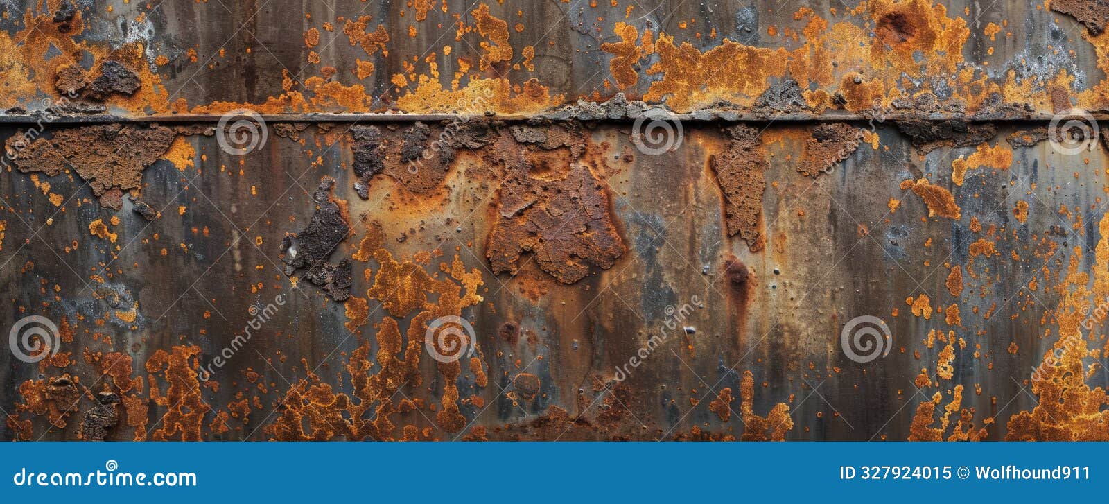 A Worn-out Metal Background with Visible Signs of Rust and Deep, Aged ...