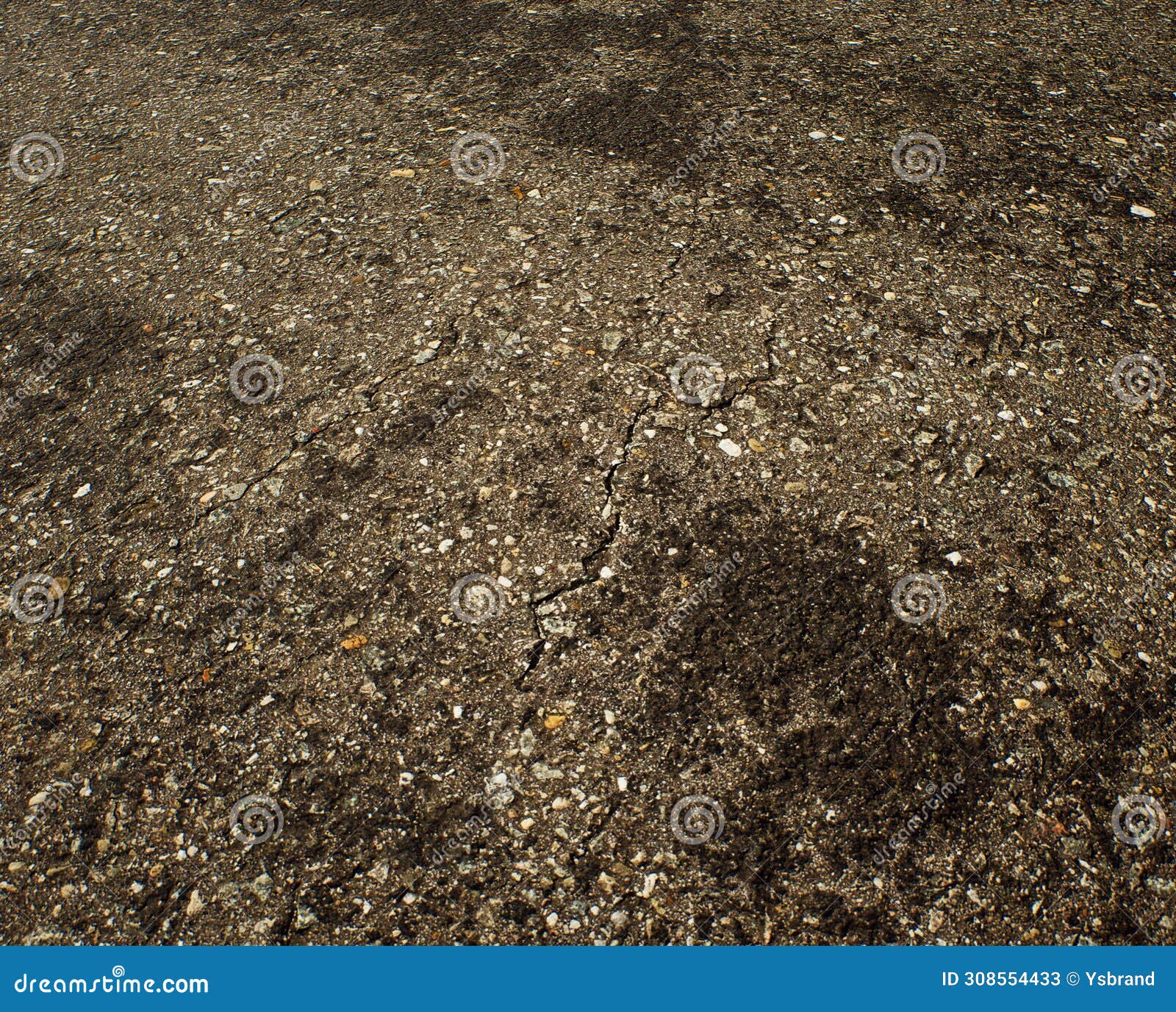 Worn out rough tarmac. stock image. Image of roadway - 308554433