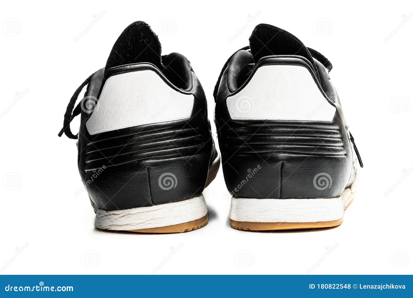 Worn Out Shoes Showing Feet Problems Isolated on White Stock Photo ...