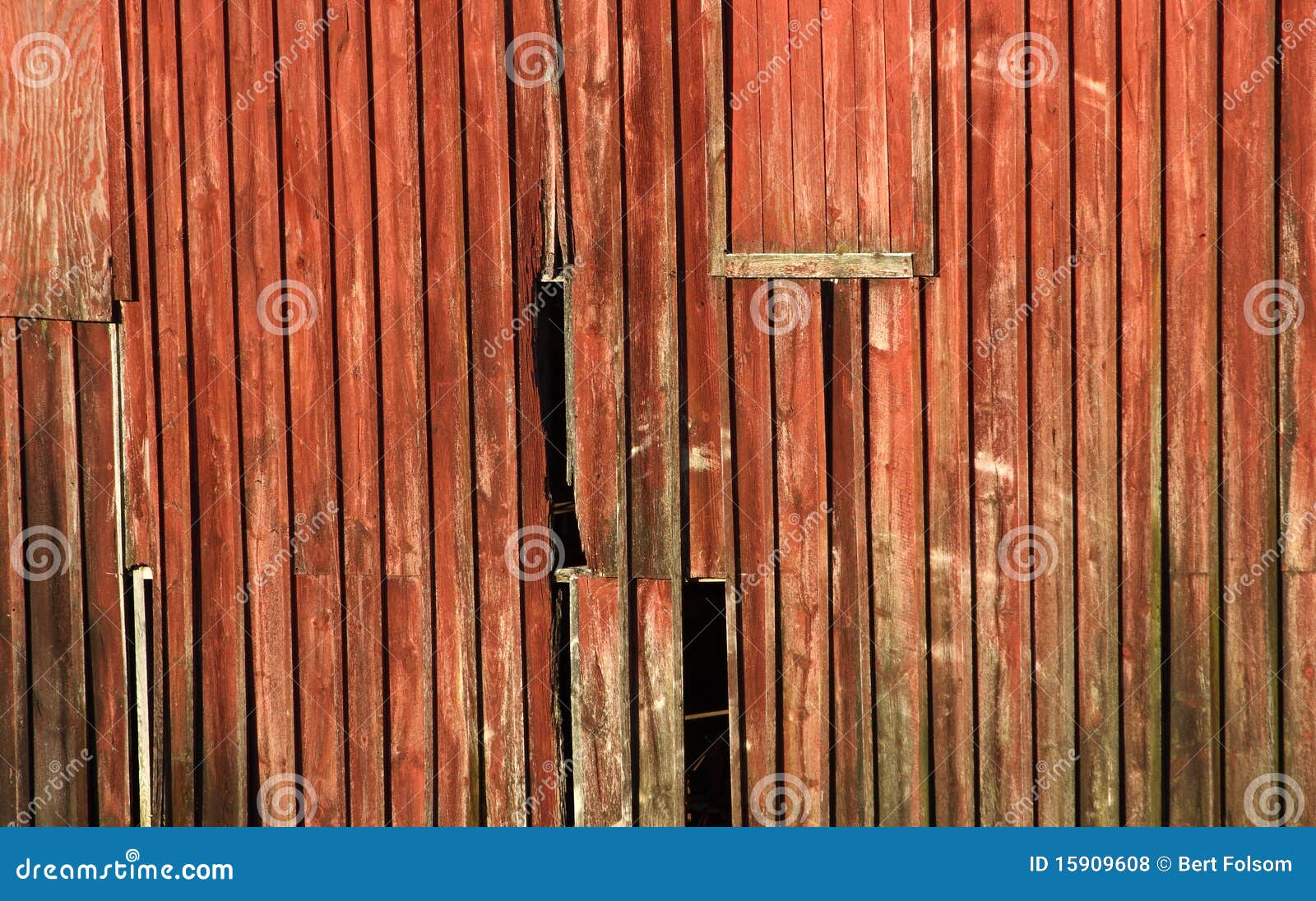 Worn red barn boards stock photo. Image of wood, damaged - 15909608