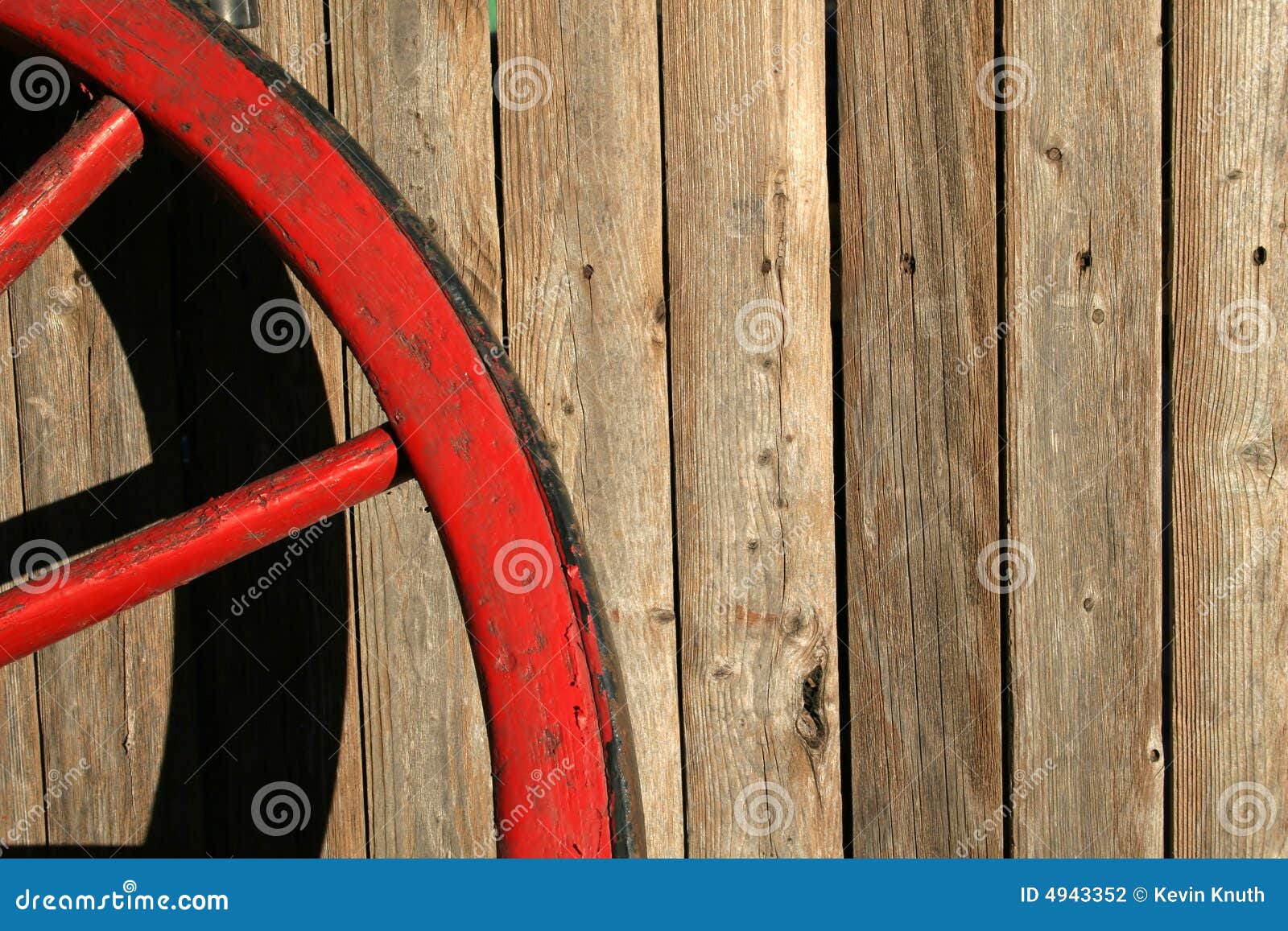 Worn Red Wagon Wheel stock photo. Image of corroded, antique - 4943352