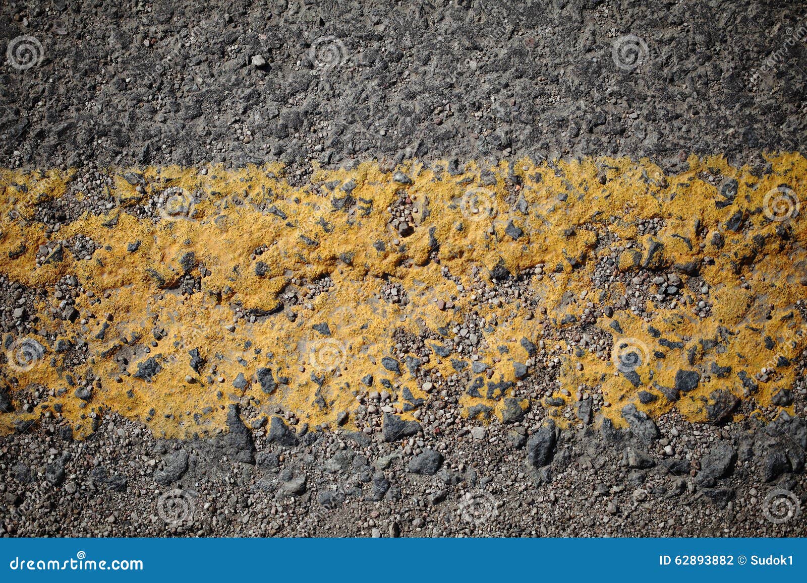 The Old Worn Road Sign Ht On A Yellow Background Royalty-Free Stock ...