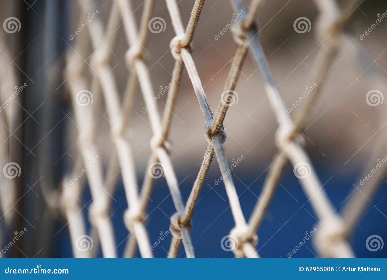 Worn Rope Net on Sea Background Stock Photo - Image of detail, boat ...