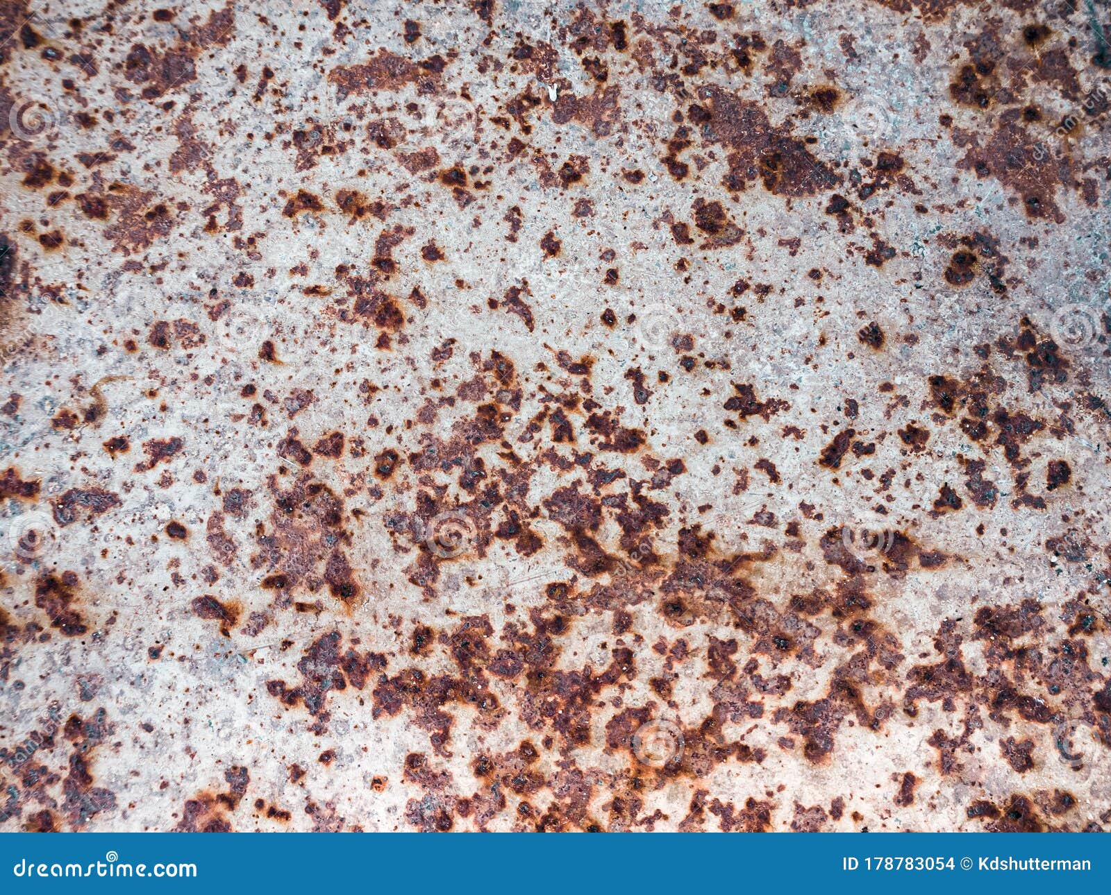 Worn Rusty Metal Surface with Cracking Texture Background Stock Photo ...