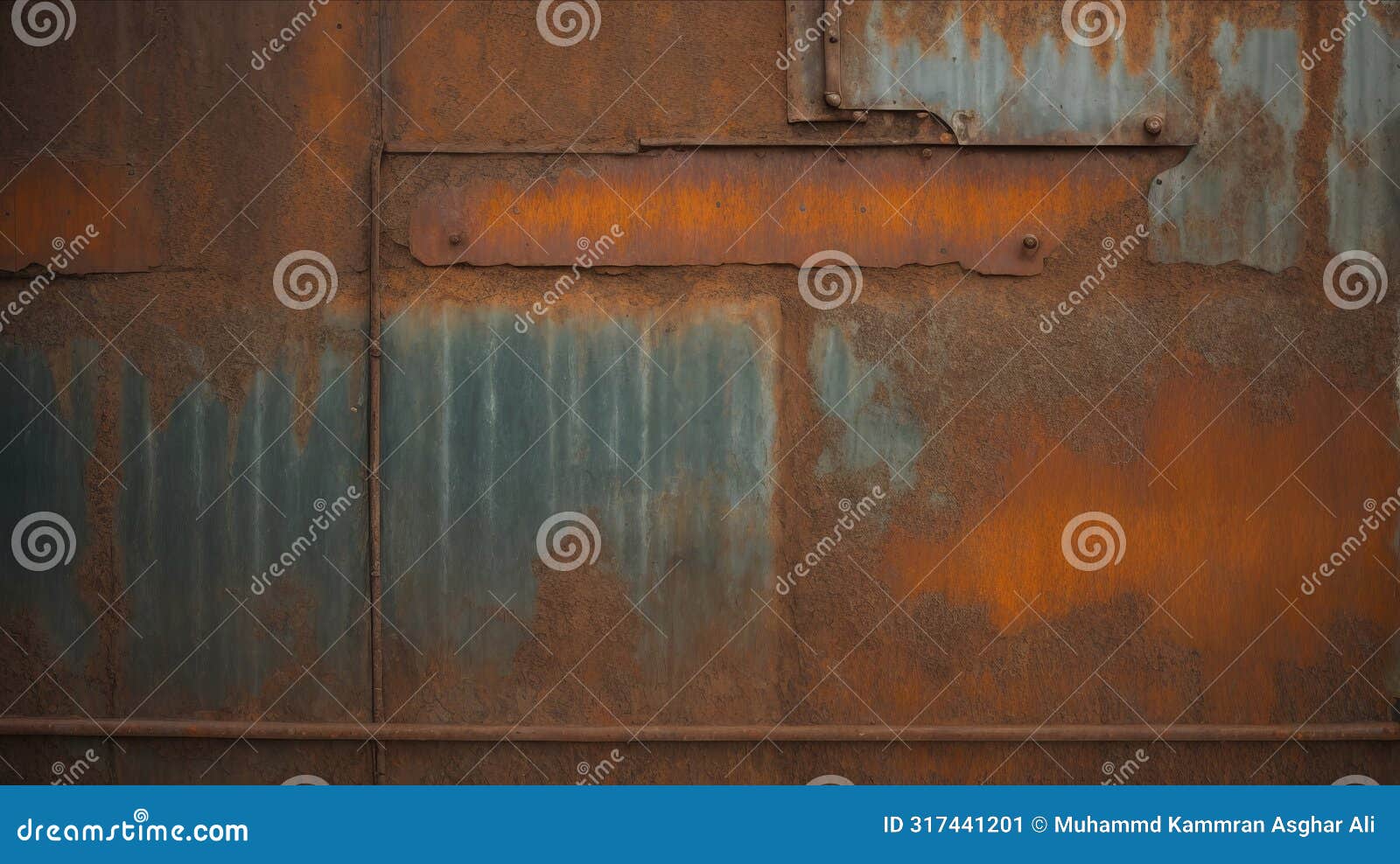 Worn Rusty and Old Metal Texture Background Stock Illustration ...