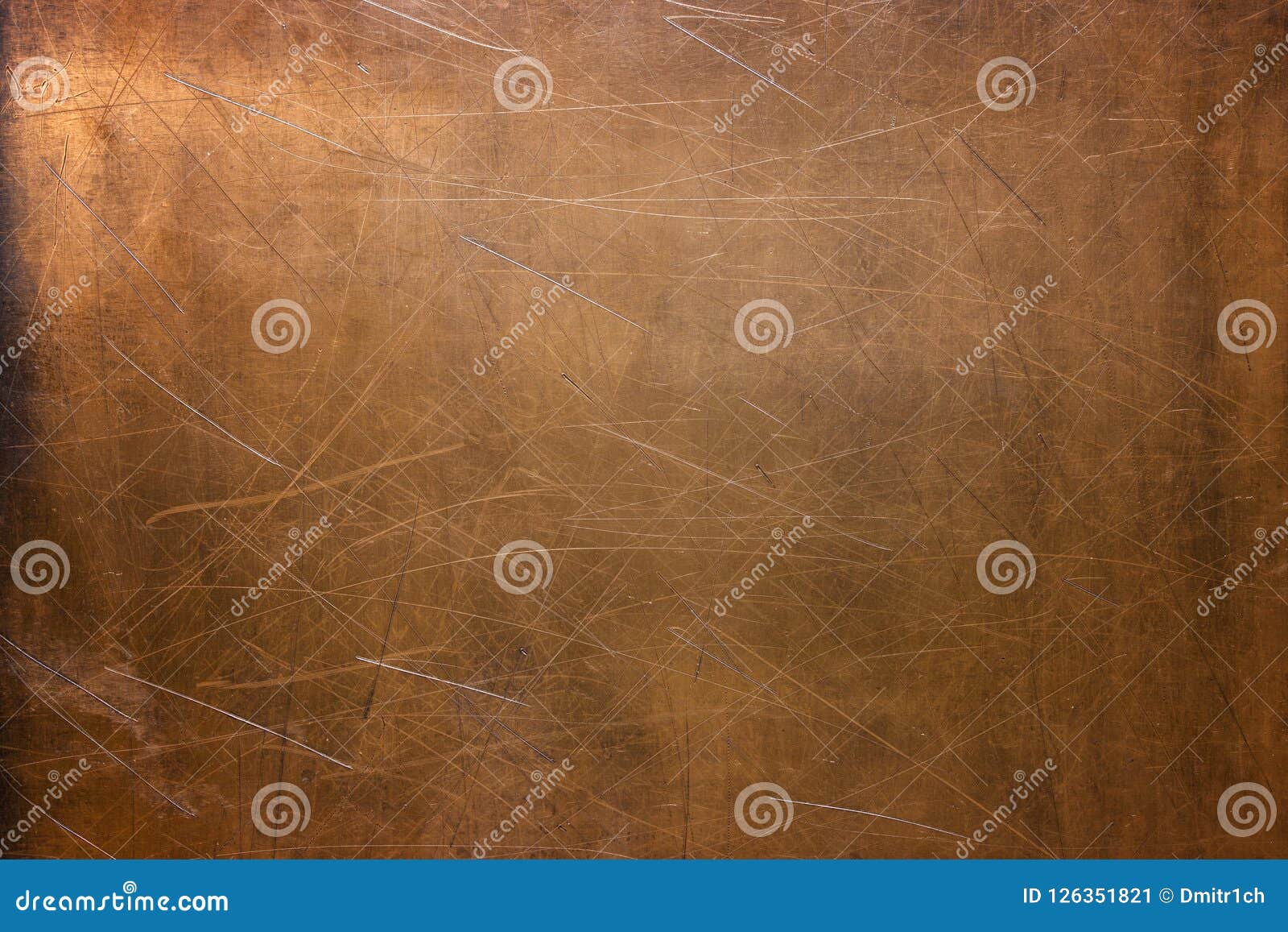 Worn Sheet Copper, Metal Texture Close-up, Background Stock Image ...