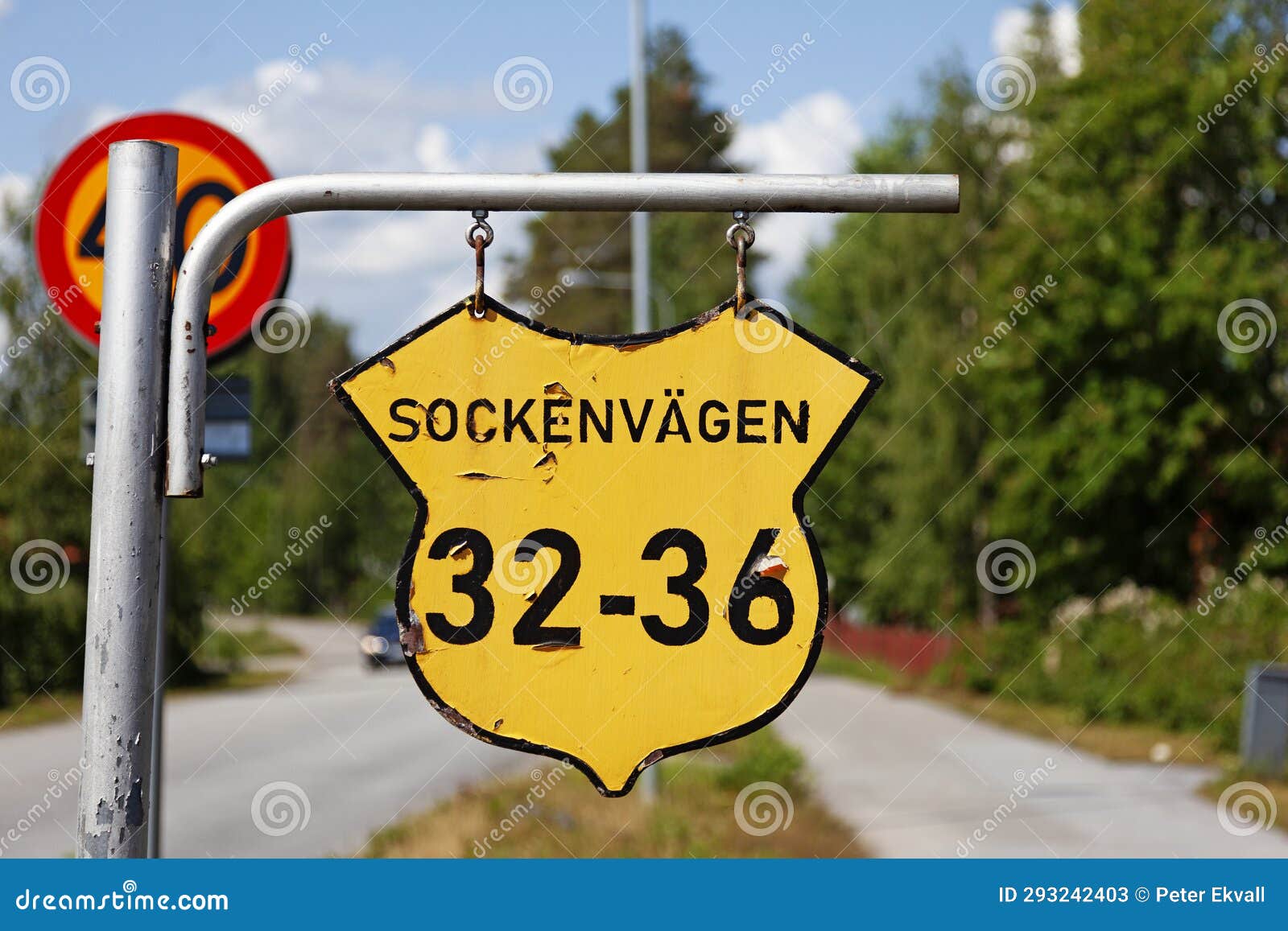 Old Worn Sign Speed Limit 15 Sticker On Board Stock Image ...
